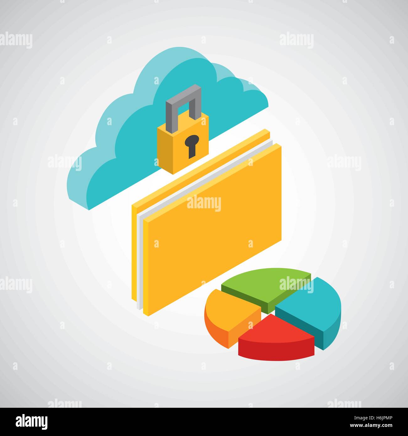 cloud computing data storage vector illustration design Stock Vector ...