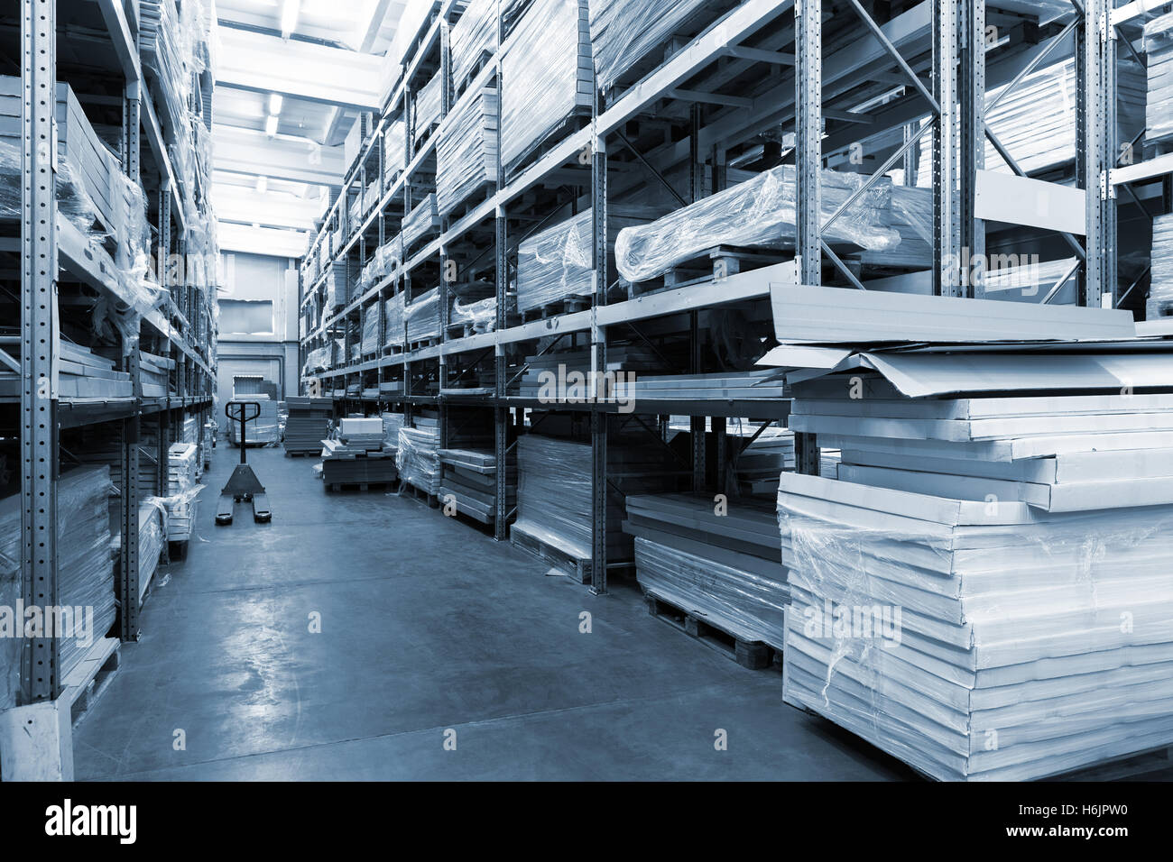 storage of goods in a modern warehouse Stock Photo - Alamy