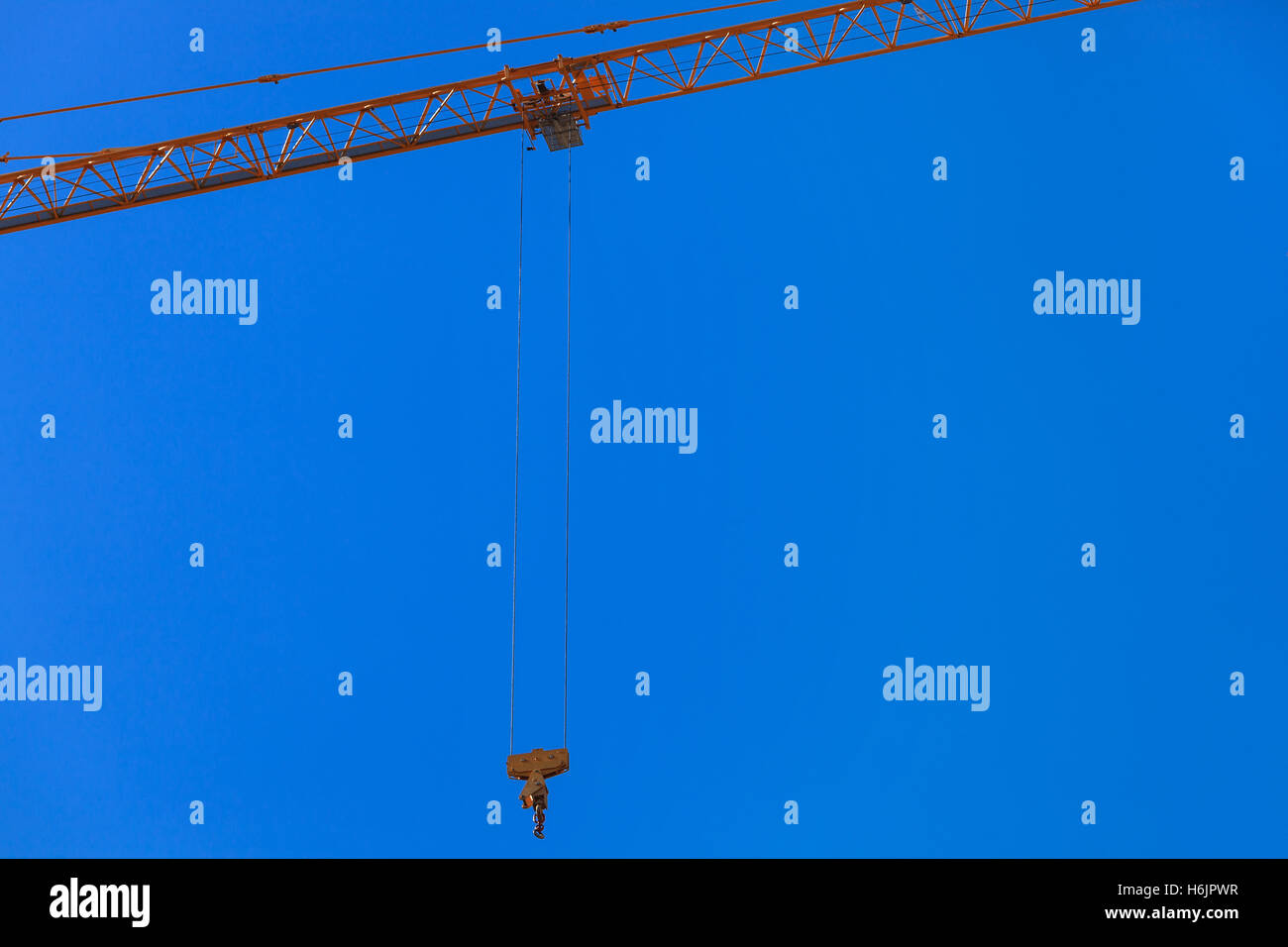 Construction crane background blue hi-res stock photography and images ...