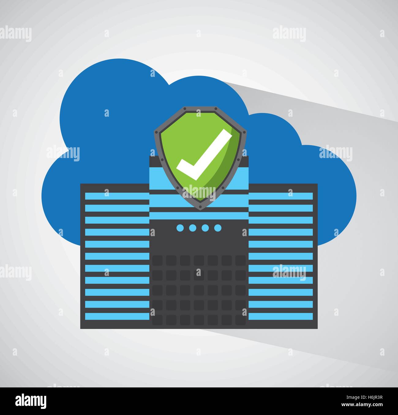 cloud computing data storage vector illustration design Stock Vector ...