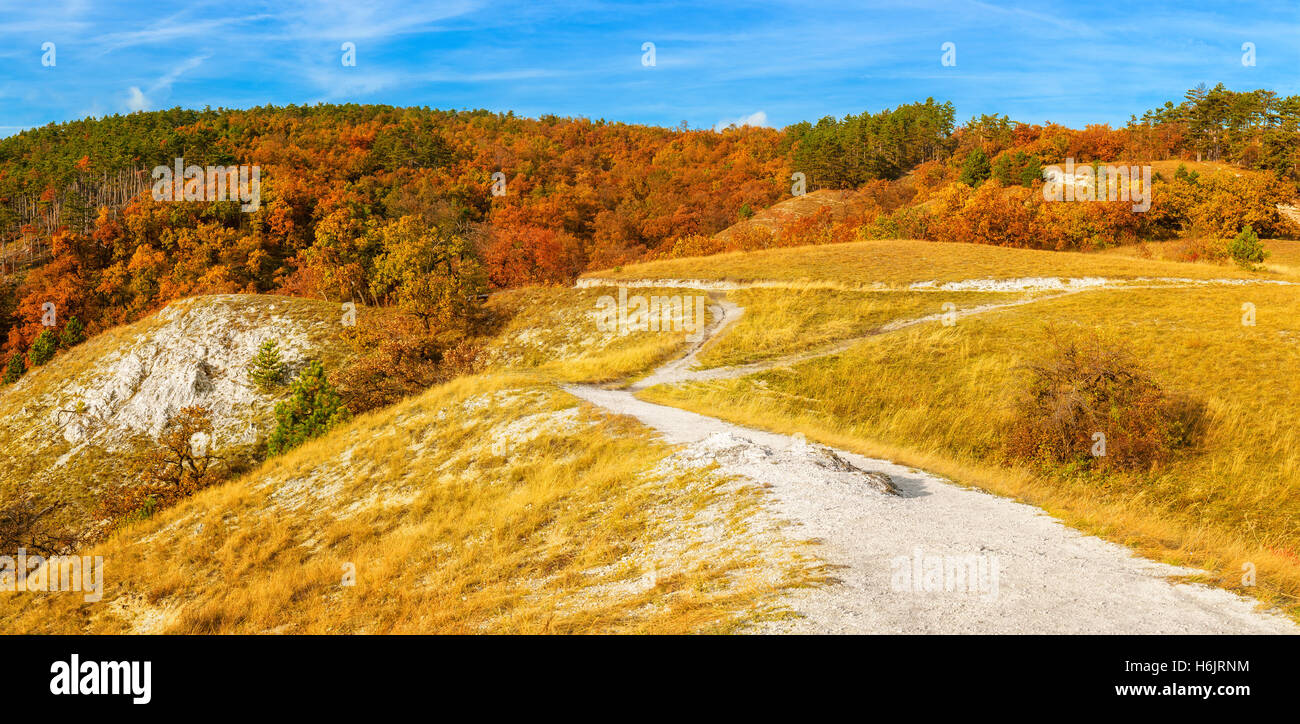 Colorful landscape in autumn Stock Photo - Alamy