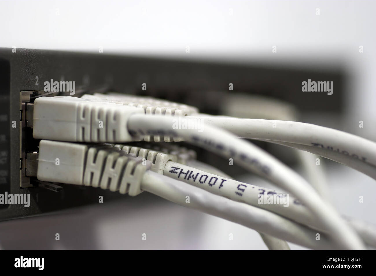 Network switch connected cable rj45 hi-res stock photography and images ...