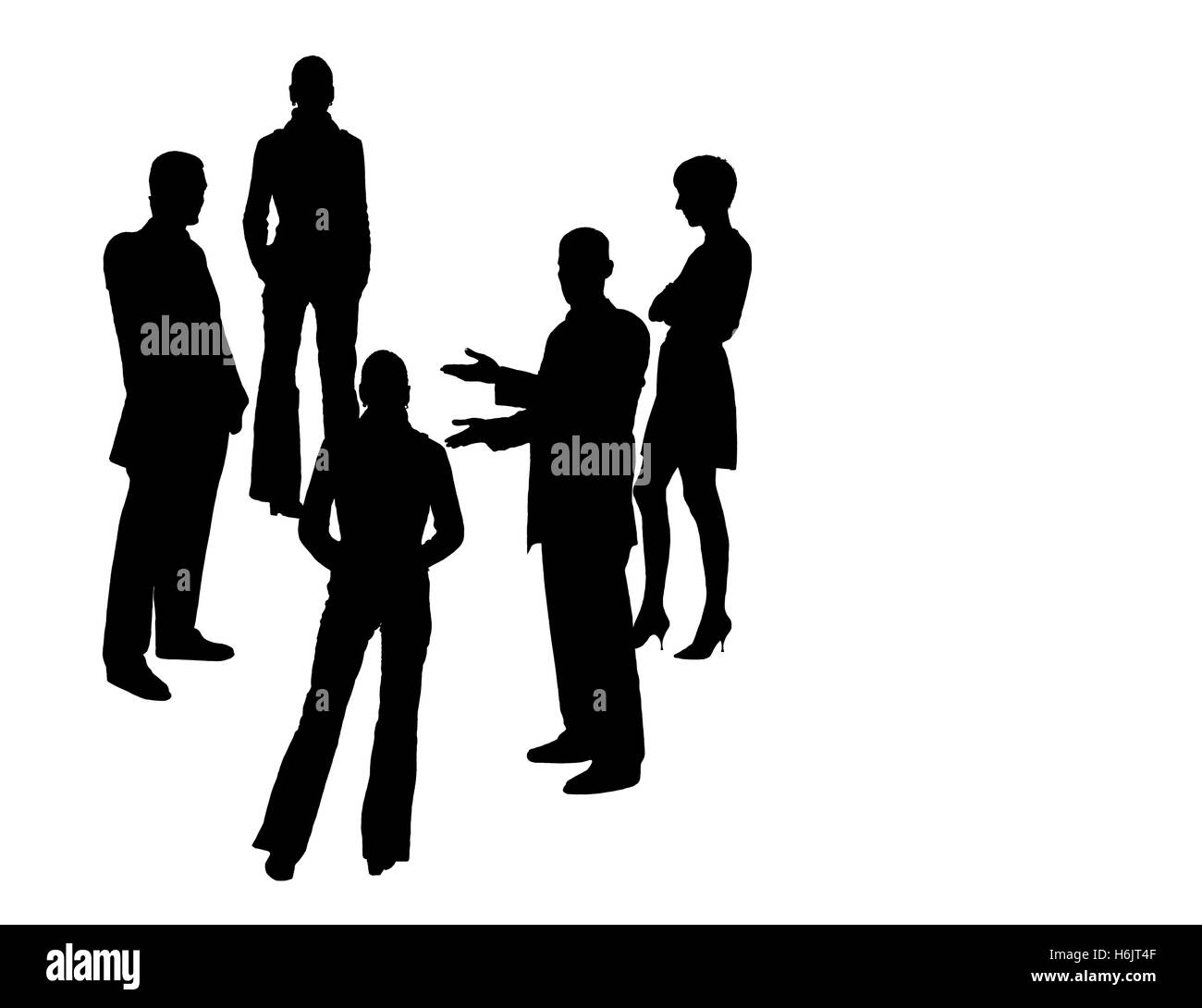 Boss speaking office Cut Out Stock Images & Pictures - Alamy