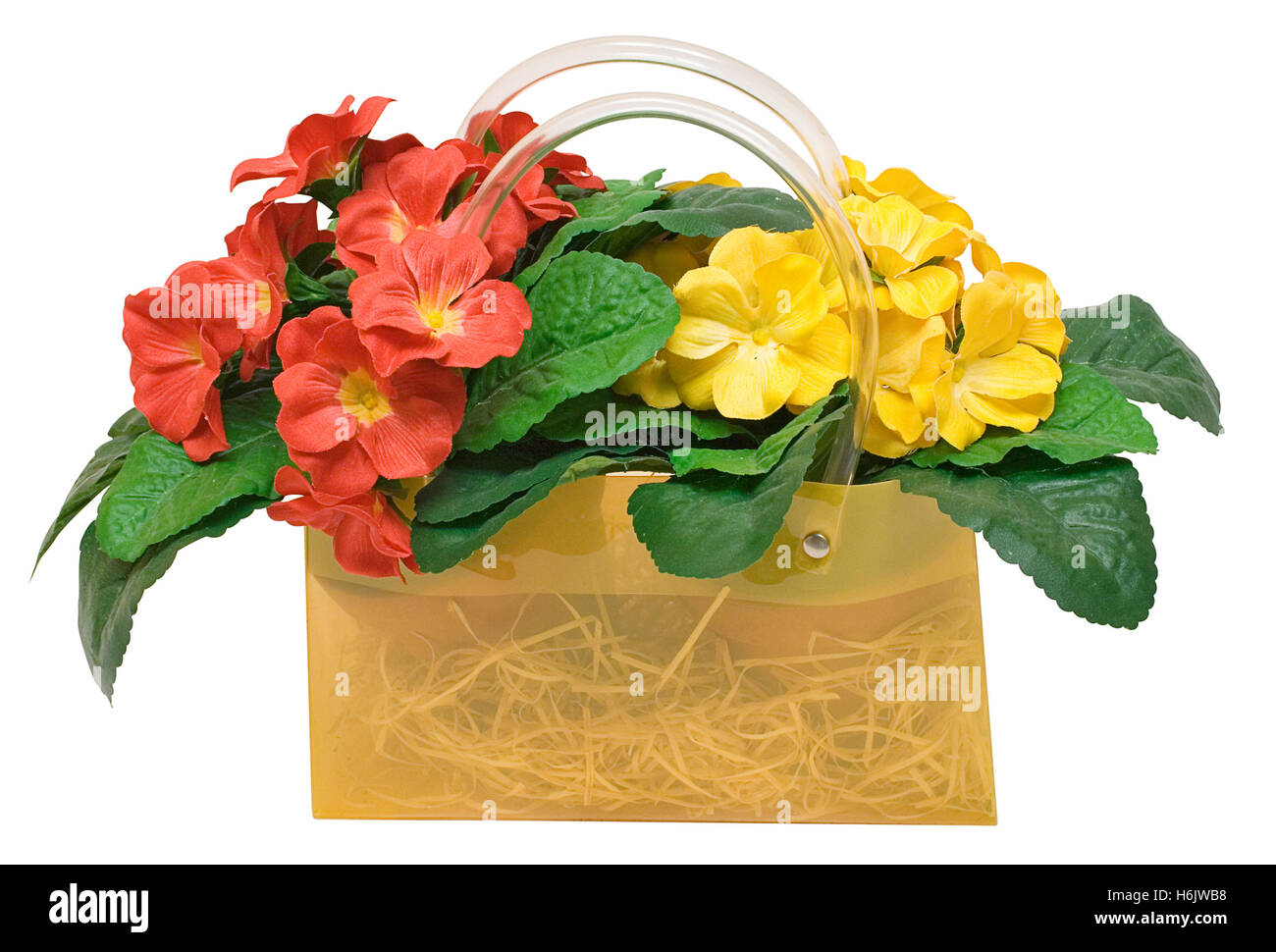 spring basket with clipping path Stock Photo - Alamy