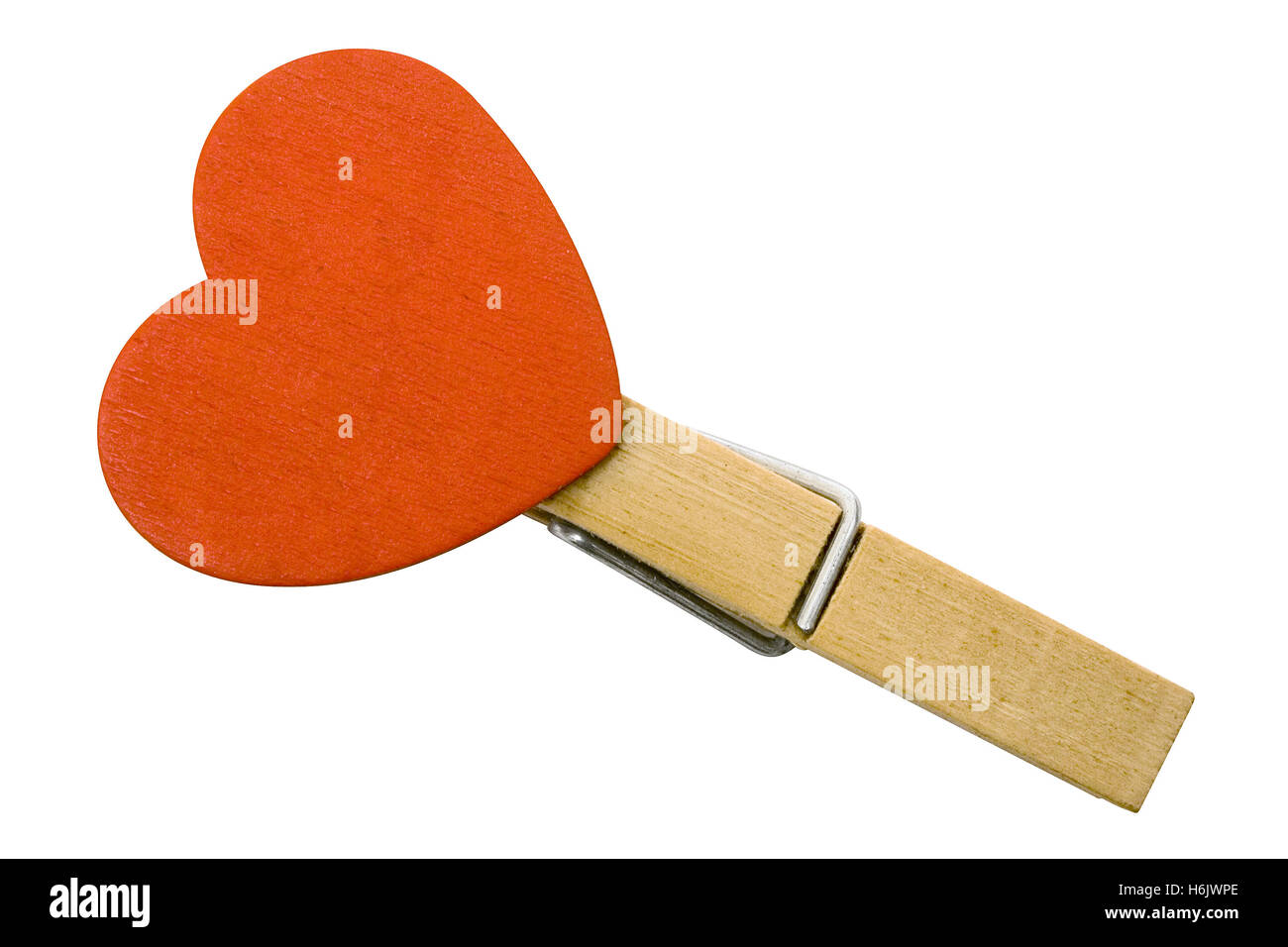 heart clip with clipping path Stock Photo - Alamy