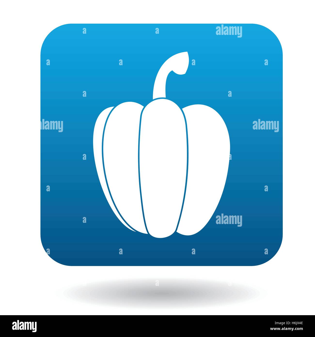 Bell pepper sticker Cut Out Stock Images & Pictures - Alamy