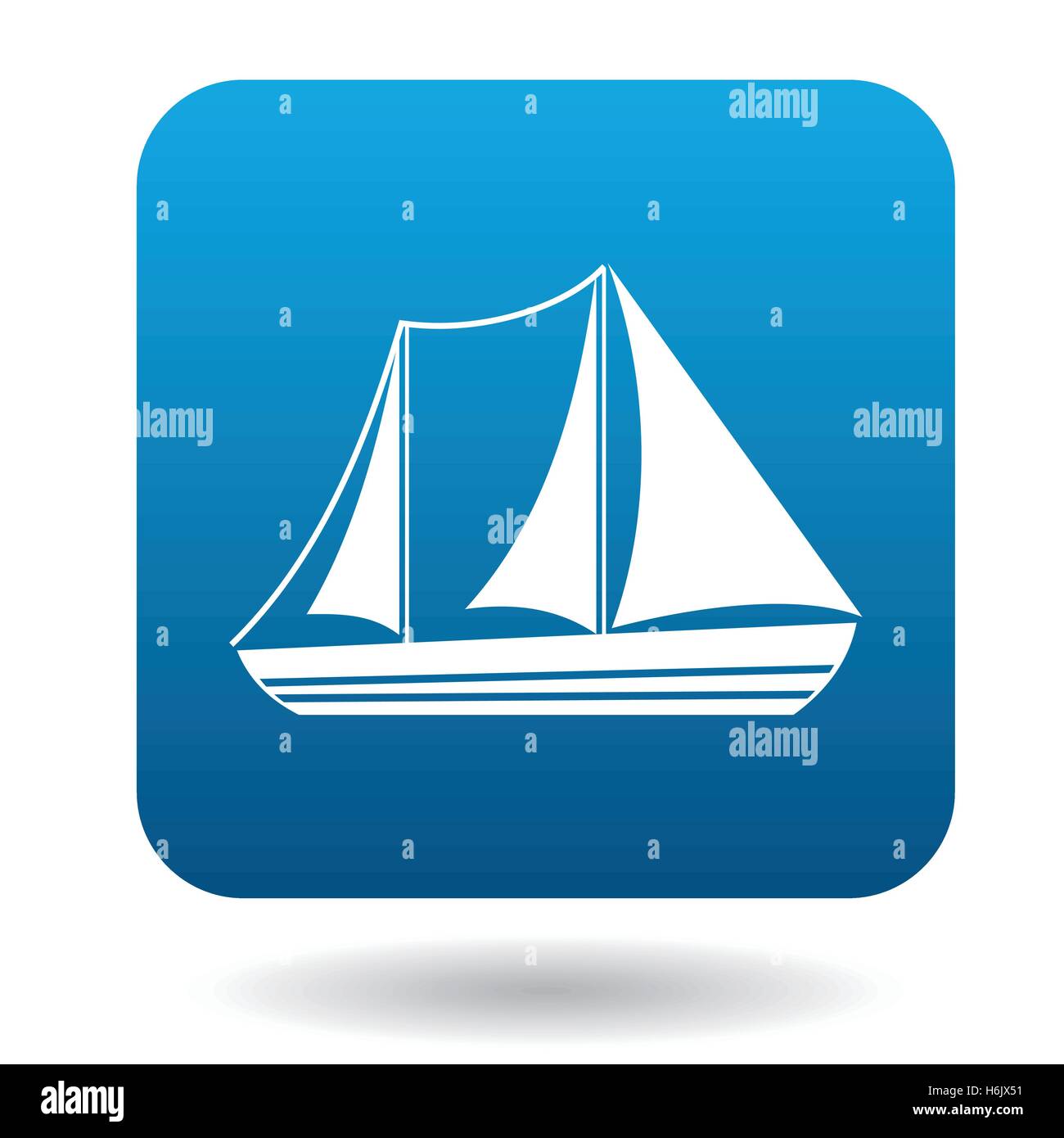 Ship with masts Stock Vector Images - Alamy