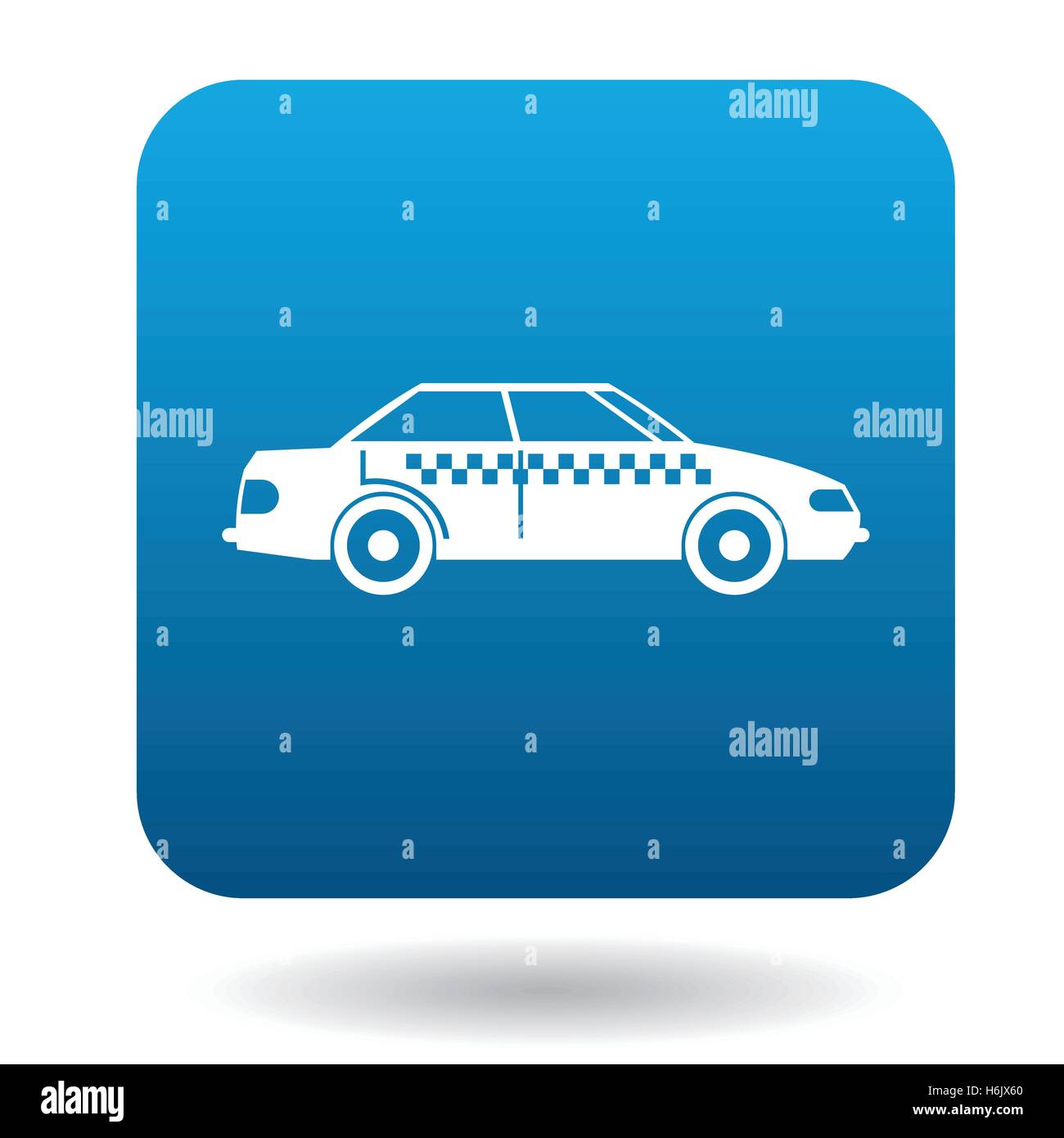 Taxi car icon in flat style Stock Vector Image & Art - Alamy