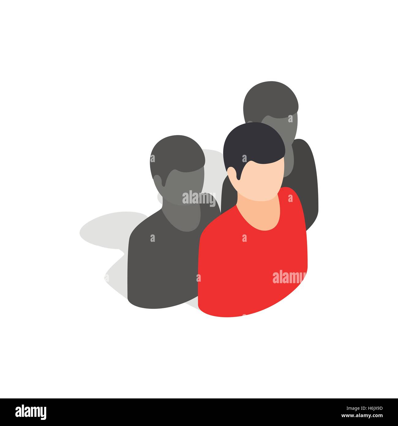 Avatar men icon, isometric 3d style Stock Vector Image & Art - Alamy