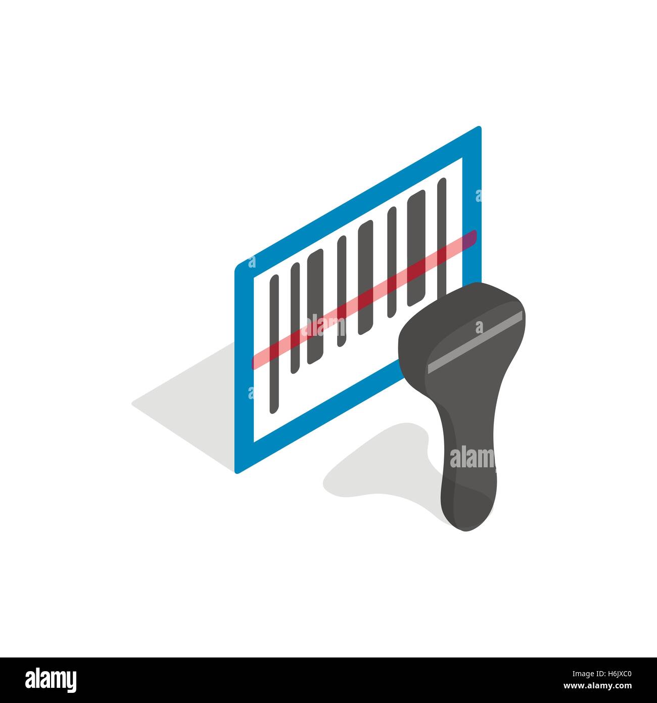 Barcode scanner icon, isometric 3d style Stock Vector Image & Art - Alamy
