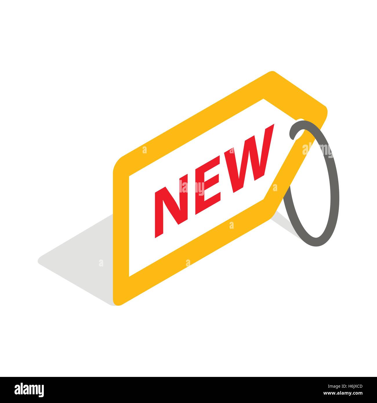 Tag new icon, isometric 3d style Stock Vector Image & Art - Alamy