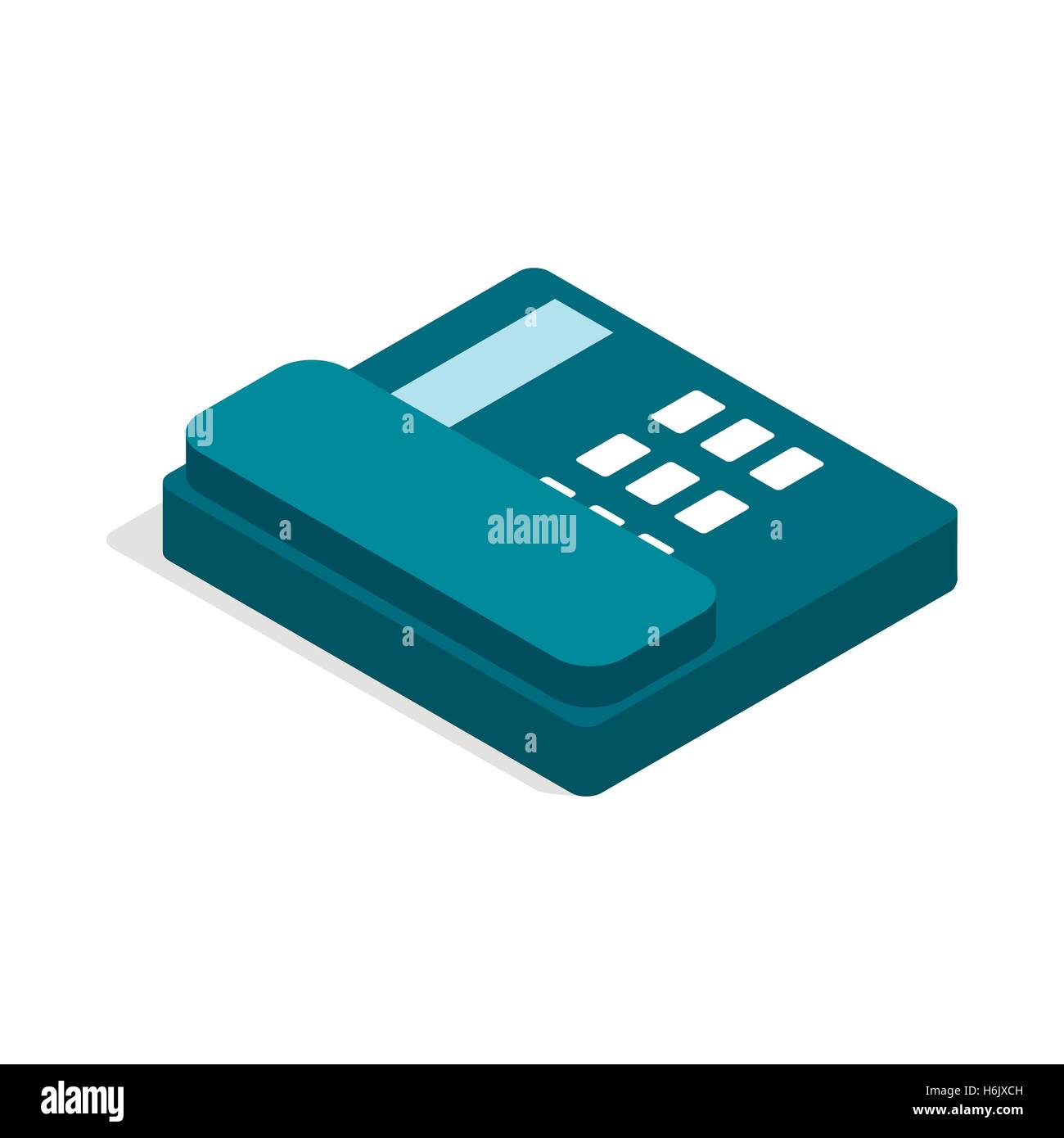 Landline icon, isometric 3d style Stock Vector Image & Art - Alamy