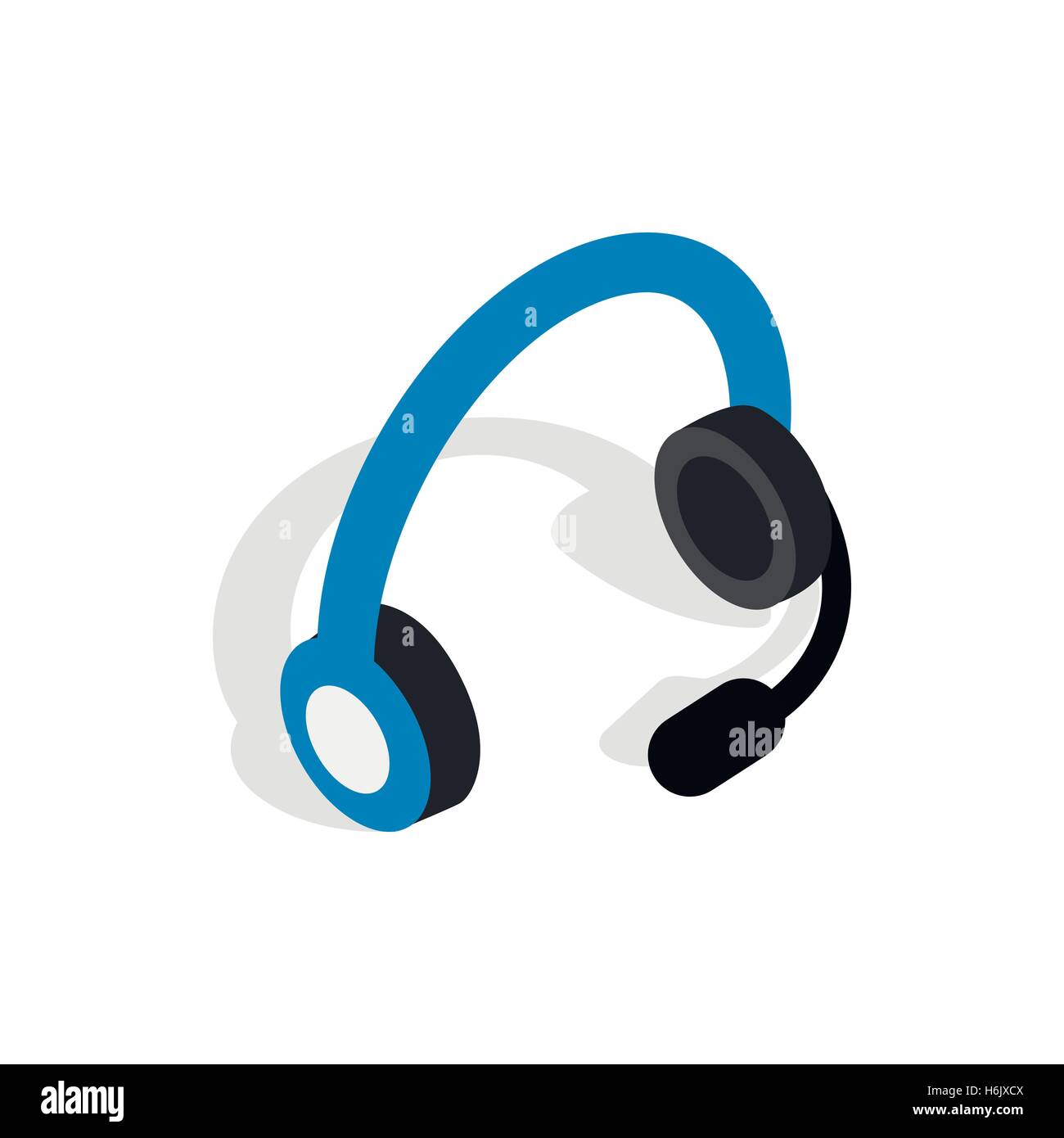 Headphones with microphone icon Stock Vector Image & Art - Alamy