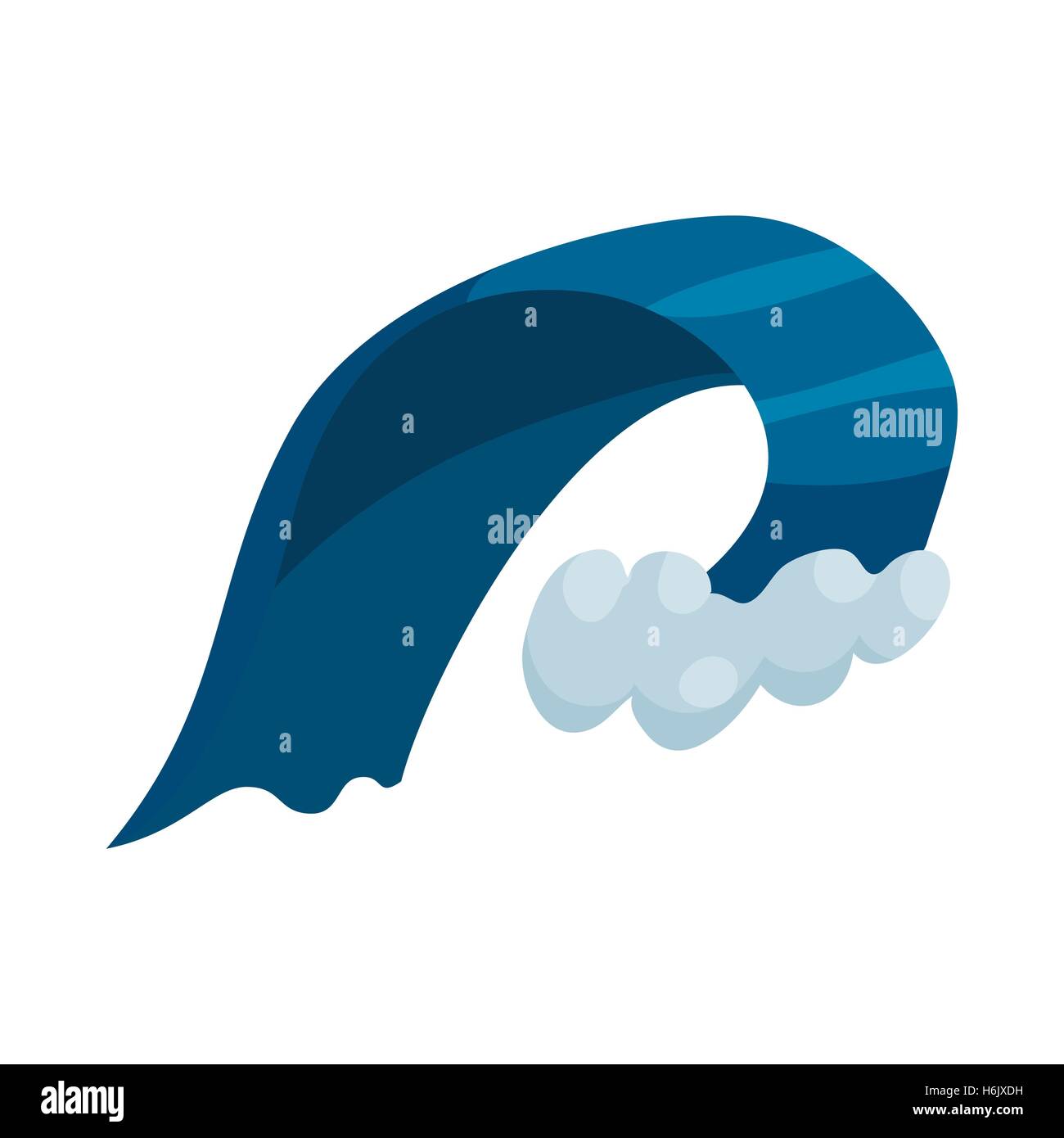 Big wave of tsunami icon, cartoon style Stock Vector Image & Art - Alamy