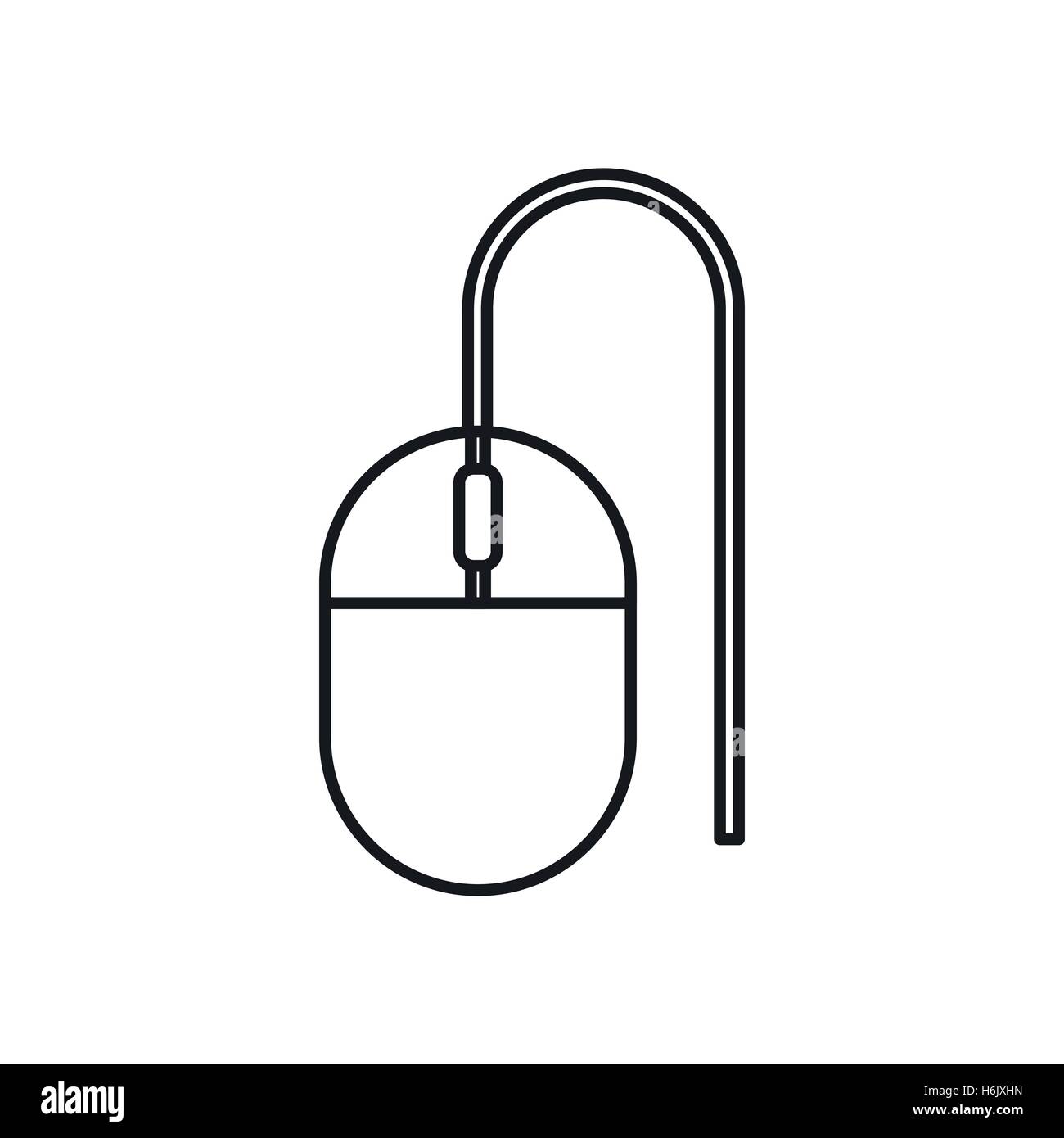 Computer mouse icon, outline style Stock Vector Image & Art - Alamy