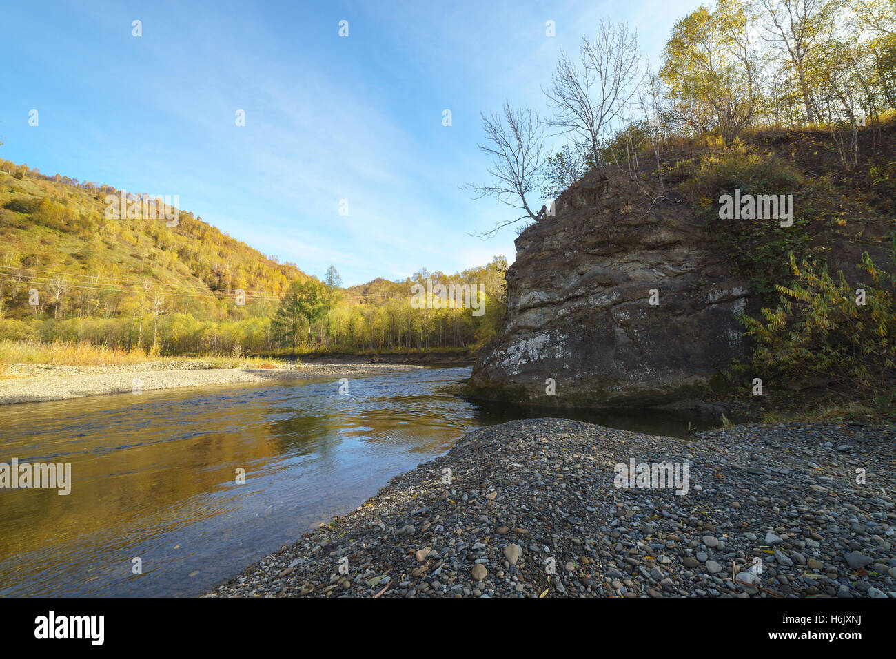 Sakhalin river landscape hi-res stock photography and images - Alamy
