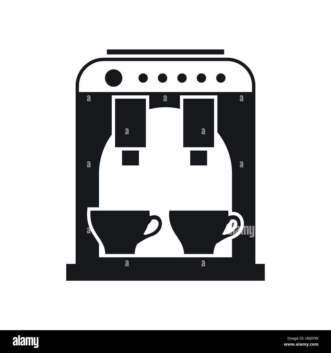 Coffee machine icon, simple style Stock Vector Image & Art - Alamy