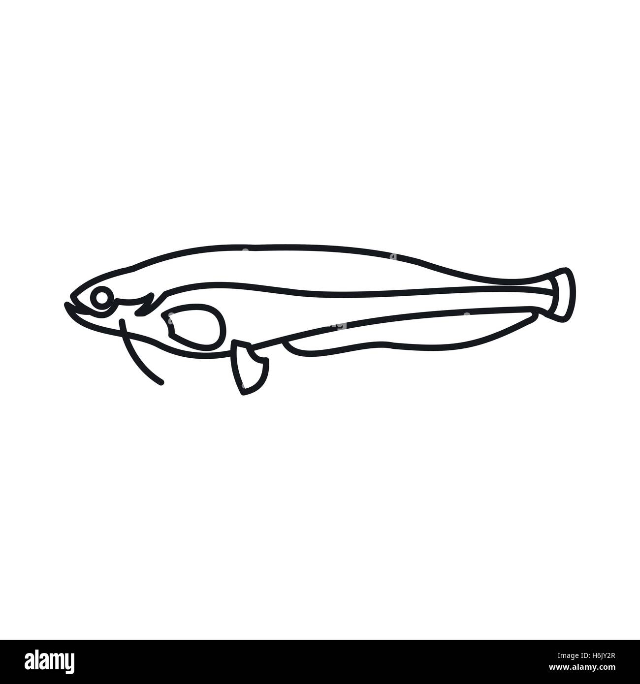 Atlantic mackerel, Scomber scombrus icon Stock Vector Image & Art - Alamy