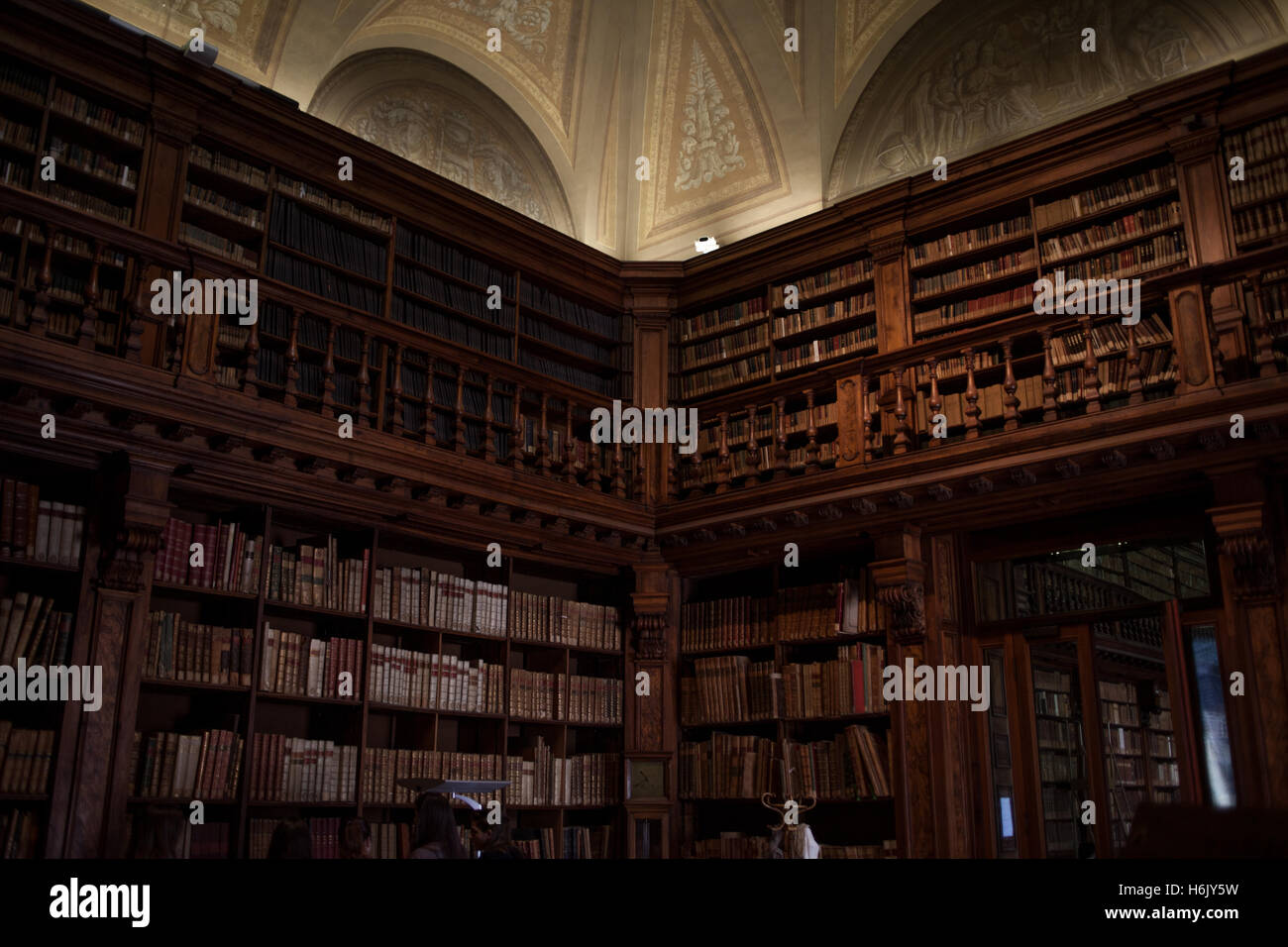 MILAN, ITALY-MAY 28, 2012: The Long Room in Library Brera University of ...