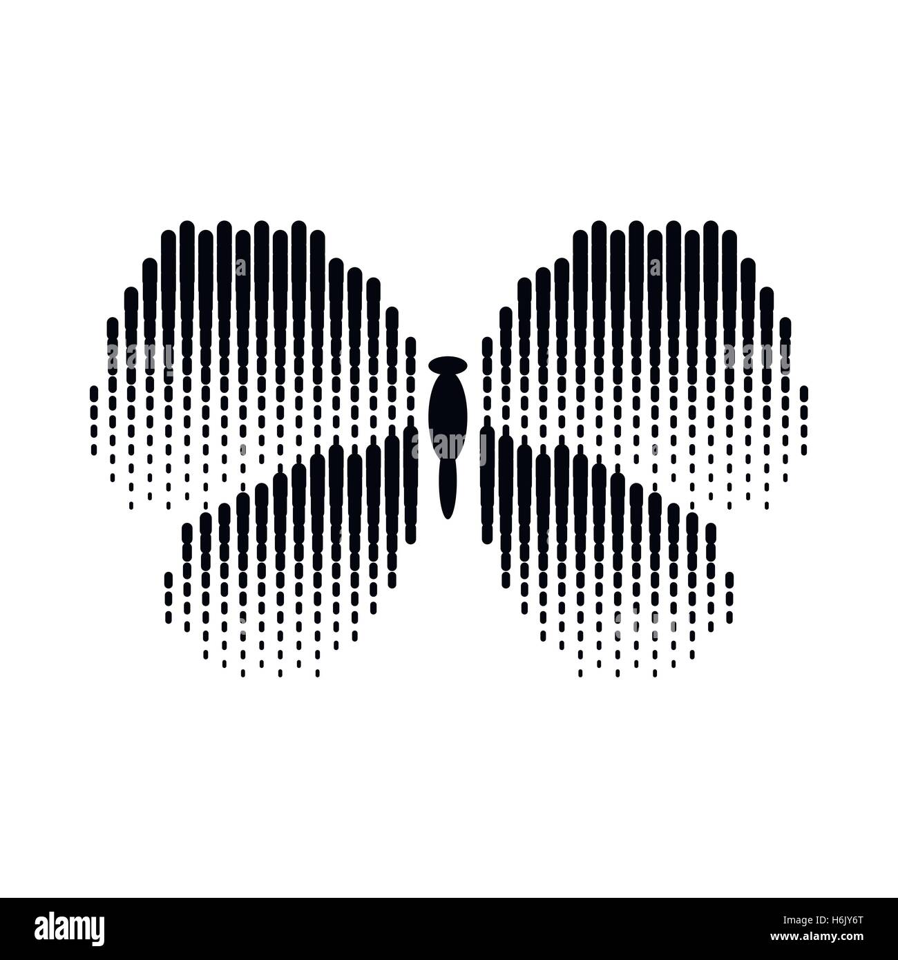 Abstract butterfly icon, simple style Stock Vector Image & Art - Alamy