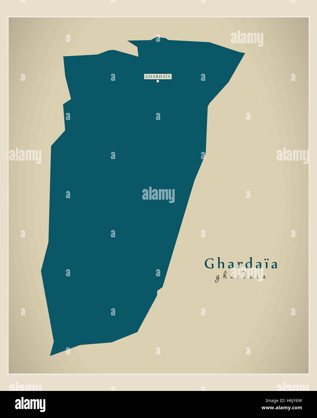 Map of ghardaia hi-res stock photography and images - Alamy