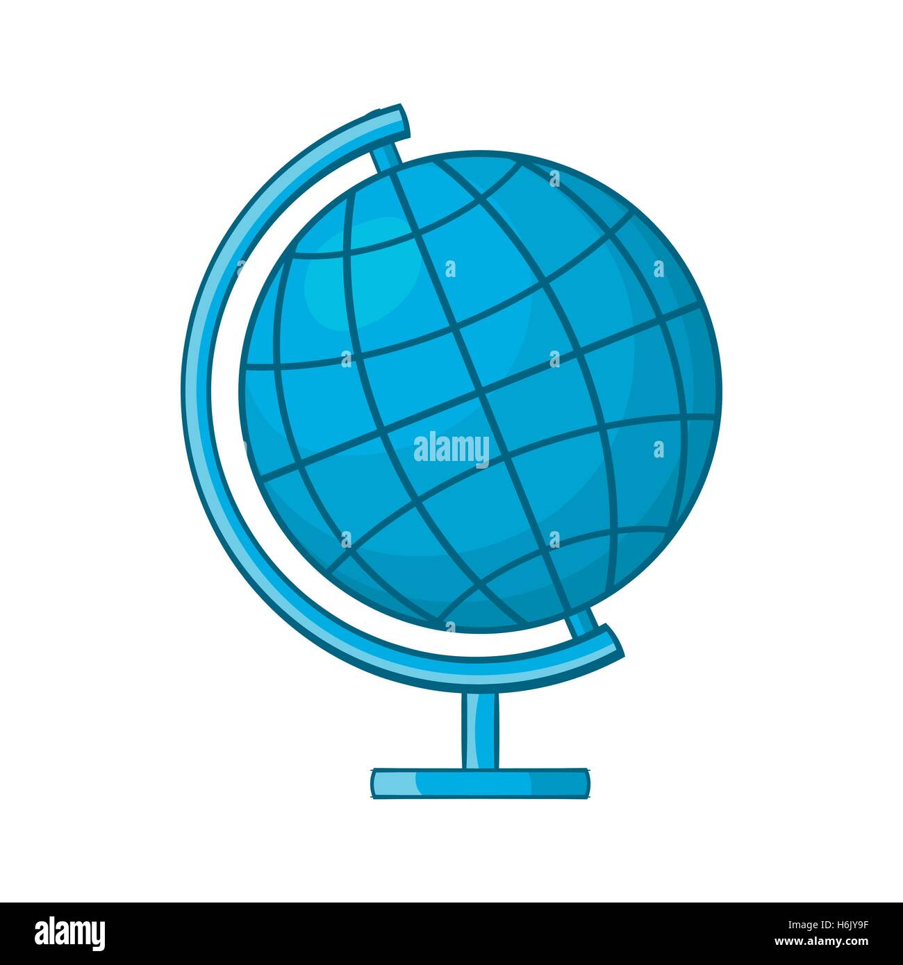 Globe icon in cartoon style Stock Vector Image & Art - Alamy