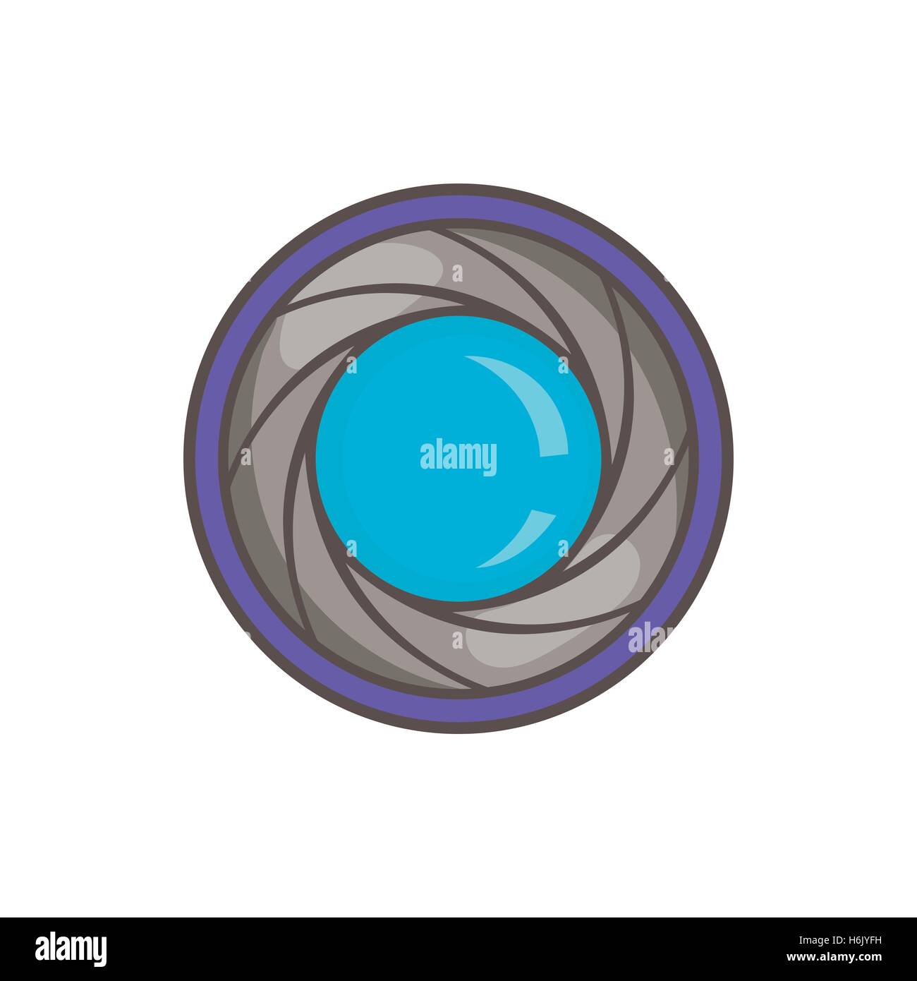 Diaphragm icon cartoon style hi-res stock photography and images - Alamy