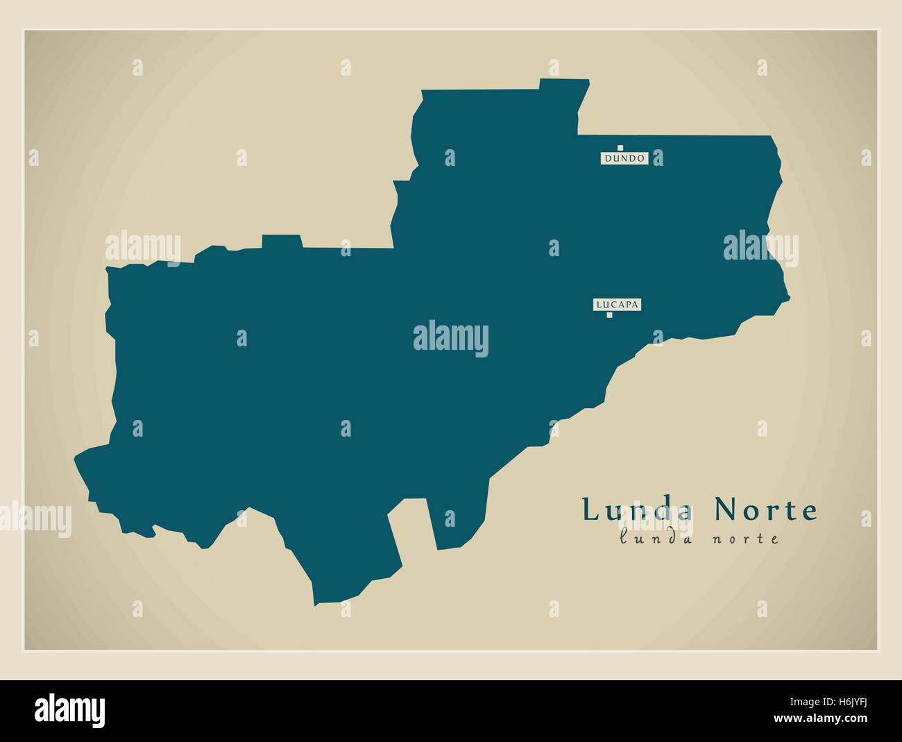 Lunda map hi-res stock photography and images - Alamy