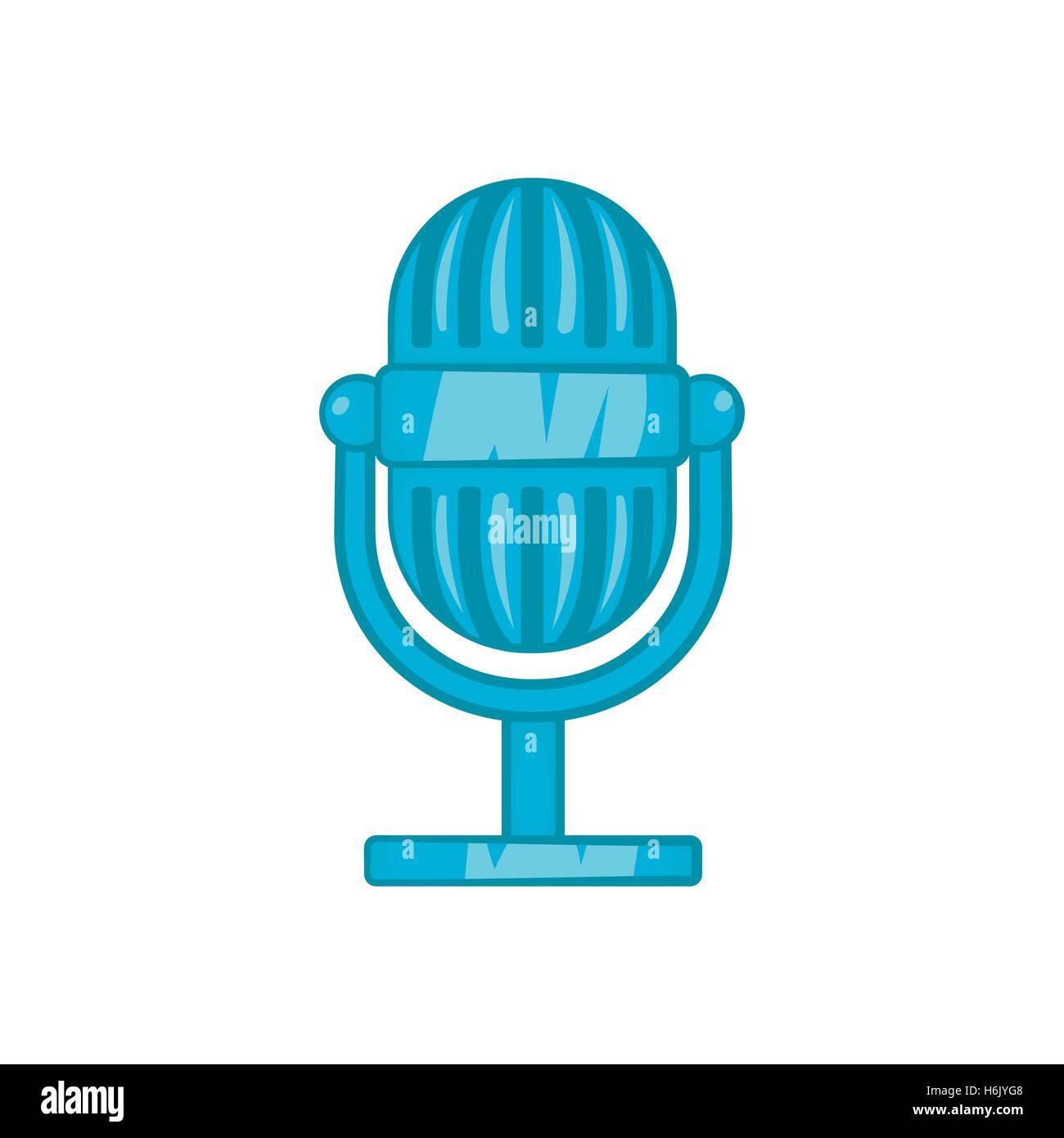 Retro microphone icon, cartoon style Stock Vector Image & Art - Alamy