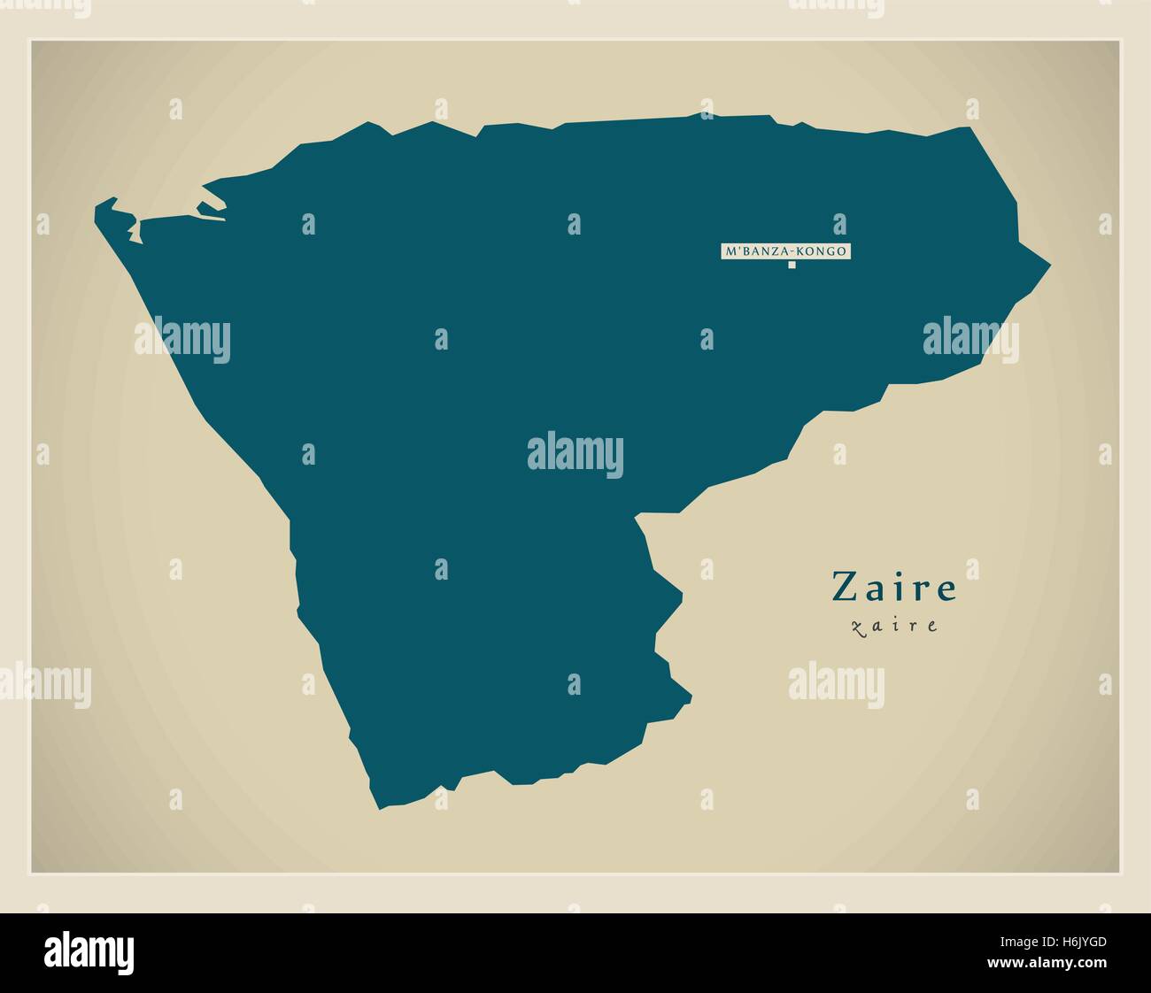 Angola zaire border map Stock Vector Images - Alamy