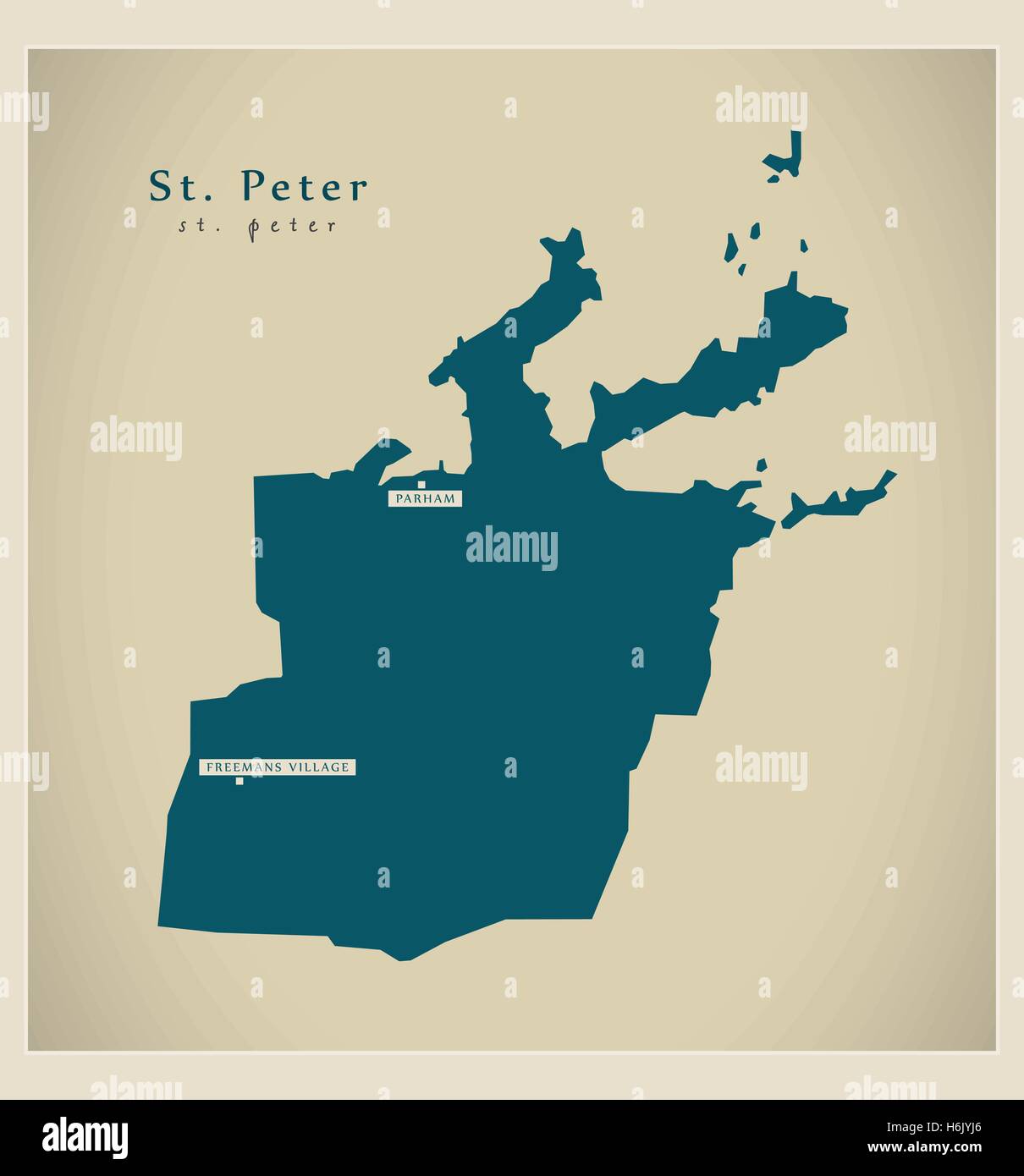 Map of st peter hi-res stock photography and images - Alamy