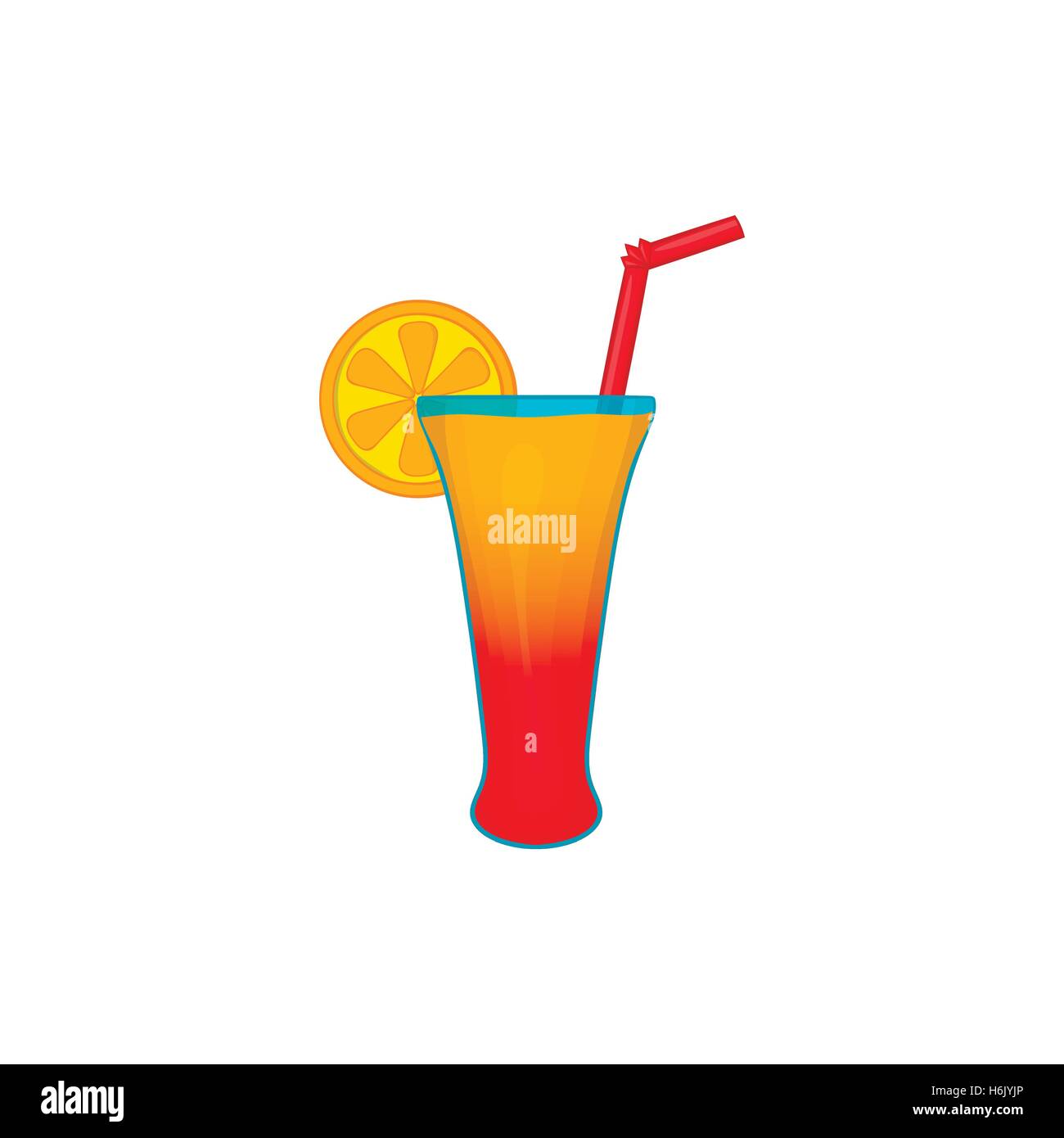 Fruit cocktail icon, cartoon style Stock Vector Image & Art - Alamy