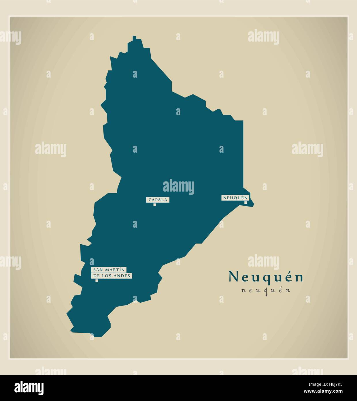 Neuquen map Stock Vector Images - Alamy