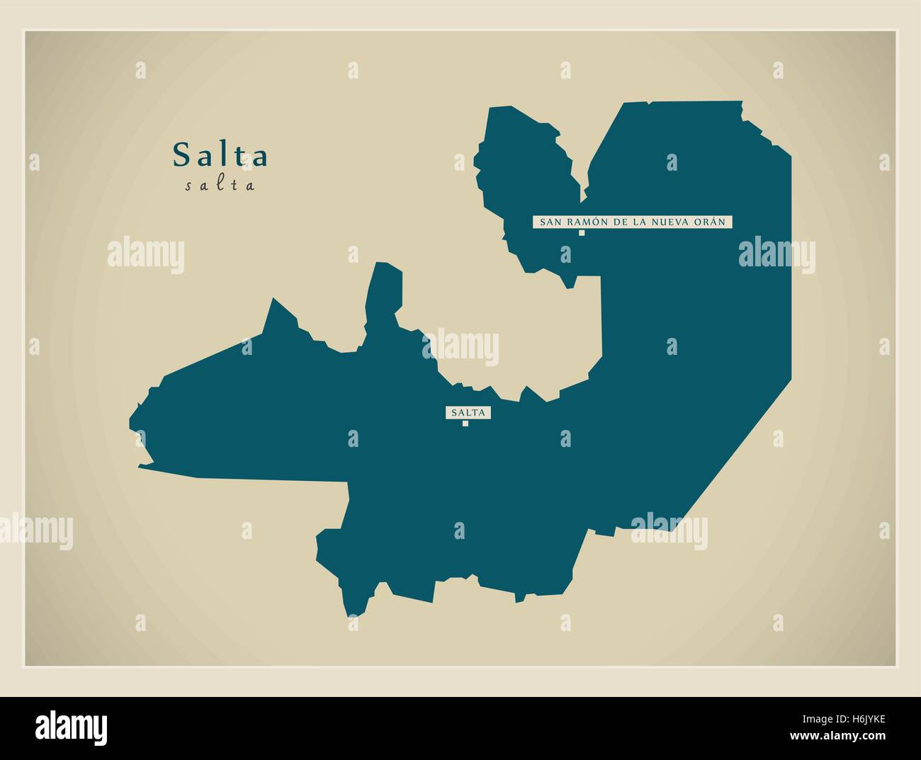 Map of salta hi-res stock photography and images - Alamy