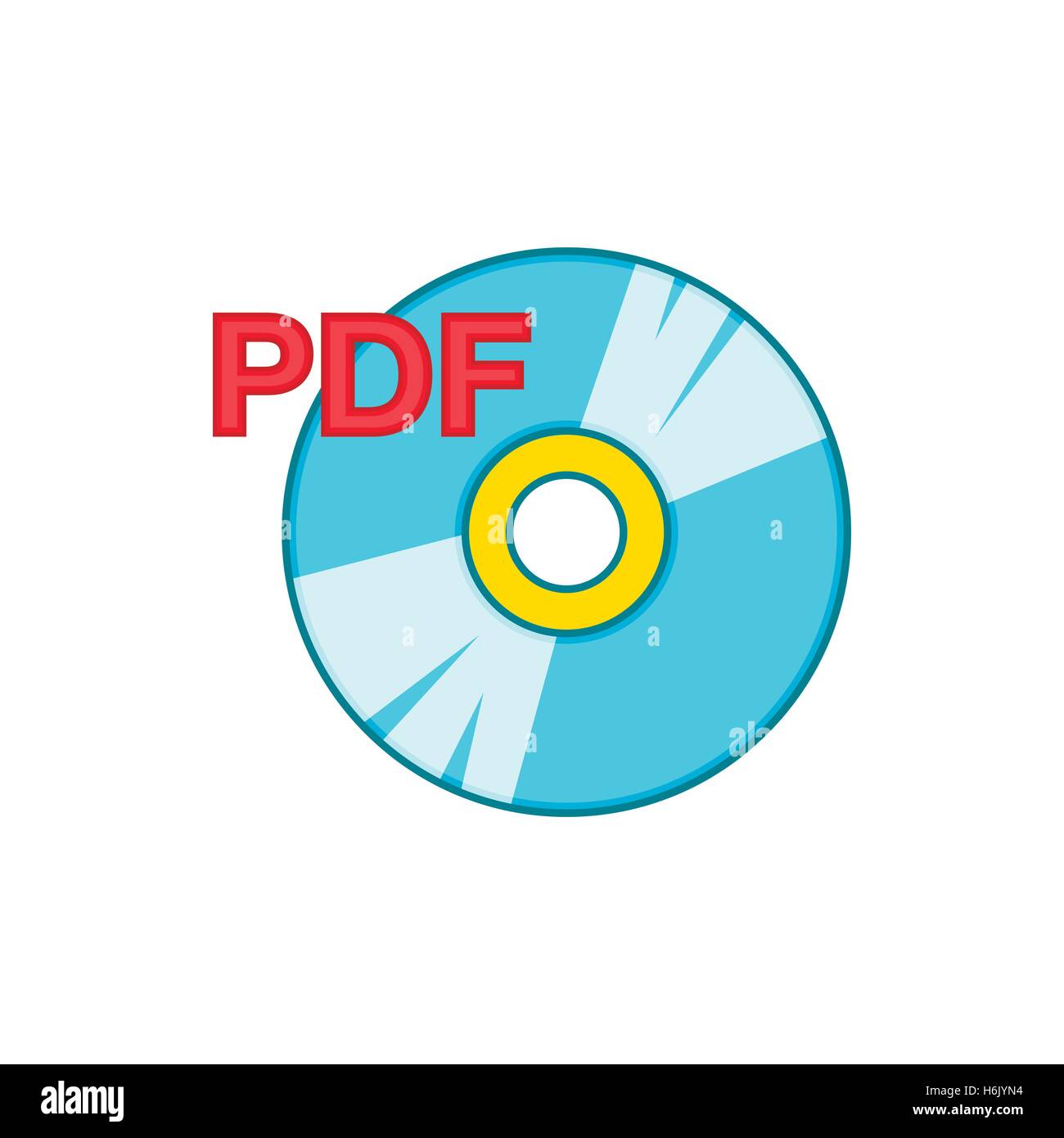 PDF book icon, cartoon style Stock Vector Image & Art - Alamy