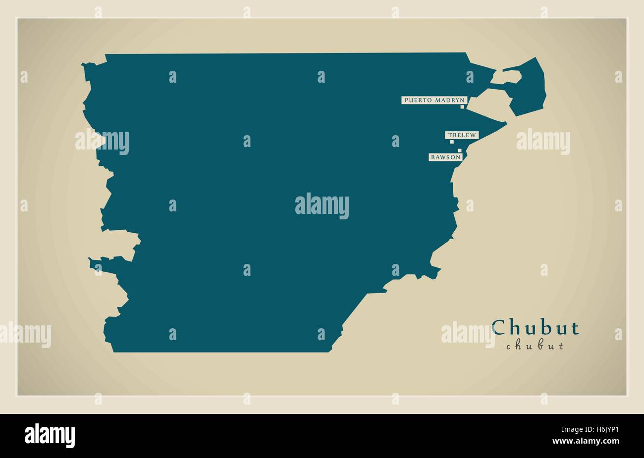 Map of chubut hi-res stock photography and images - Alamy