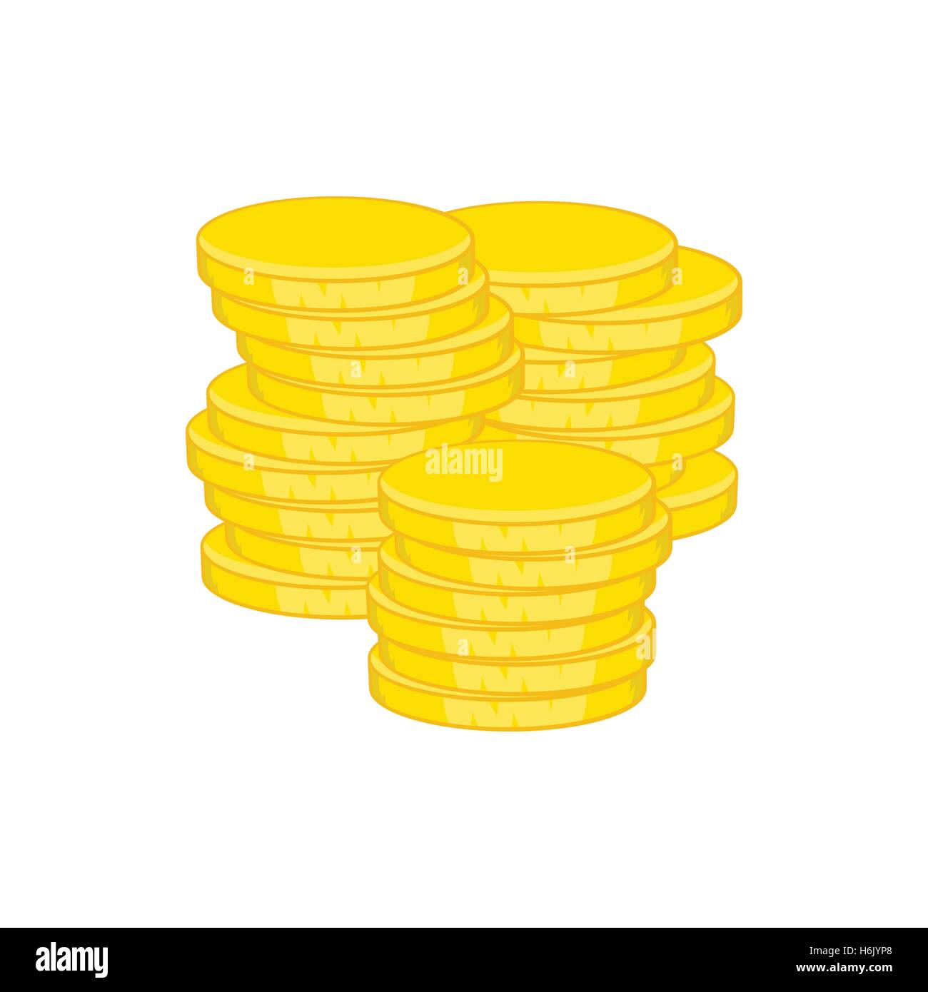 Gold coins icon, cartoon style Stock Vector Image & Art - Alamy