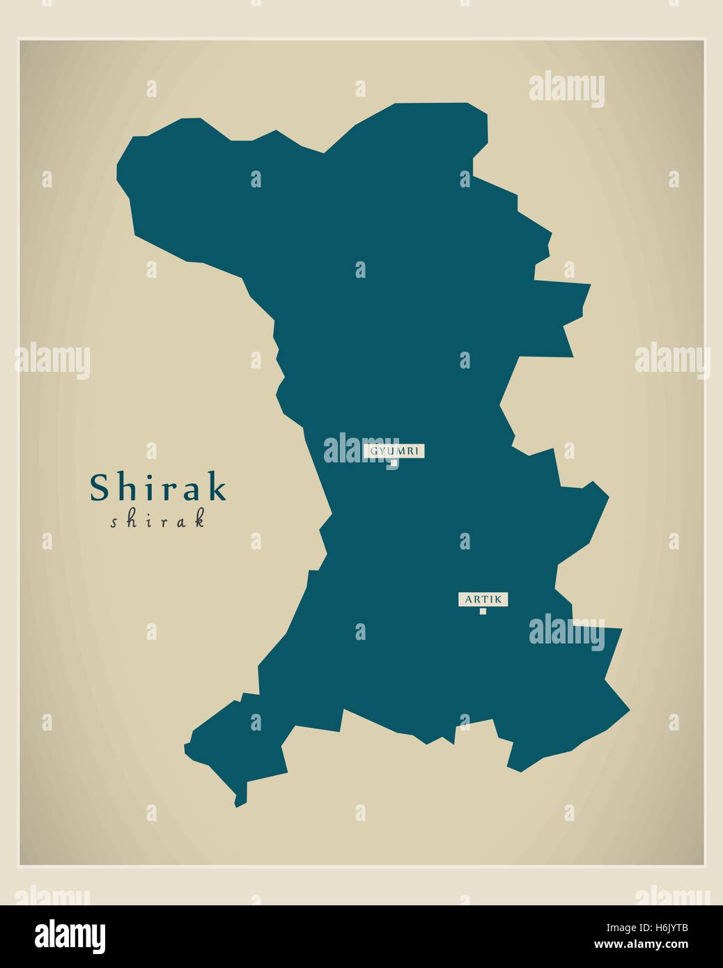 Shirak silhouette map hi-res stock photography and images - Alamy