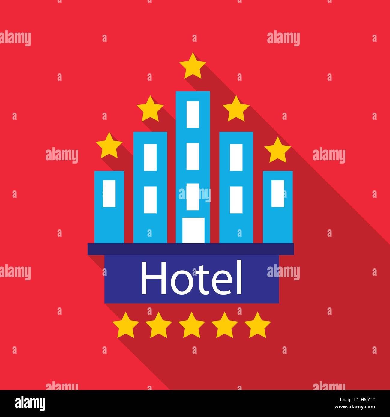 Five stars hotel first class hotel Stock Vector Images - Alamy