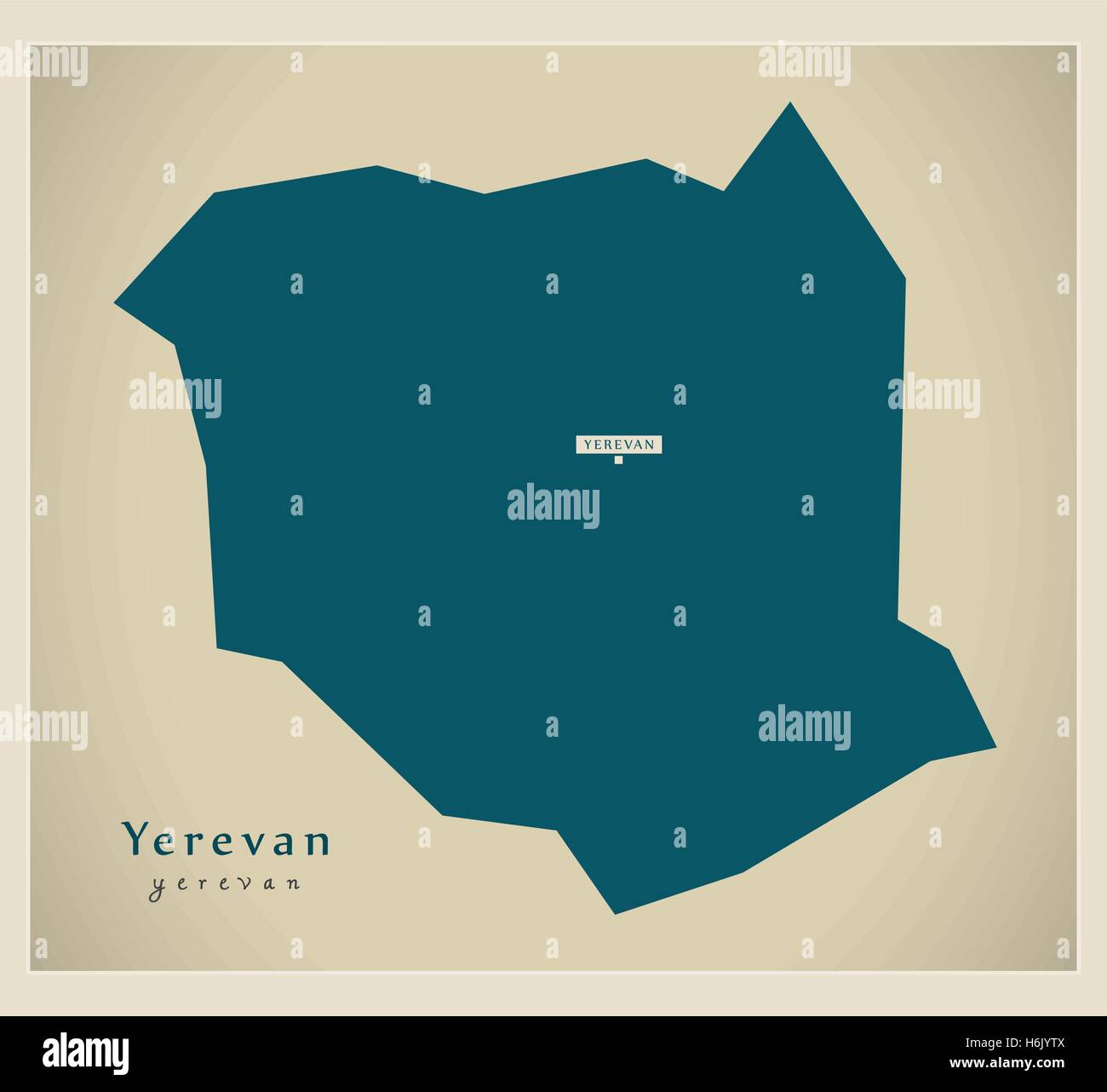Yerevan map hi-res stock photography and images - Alamy