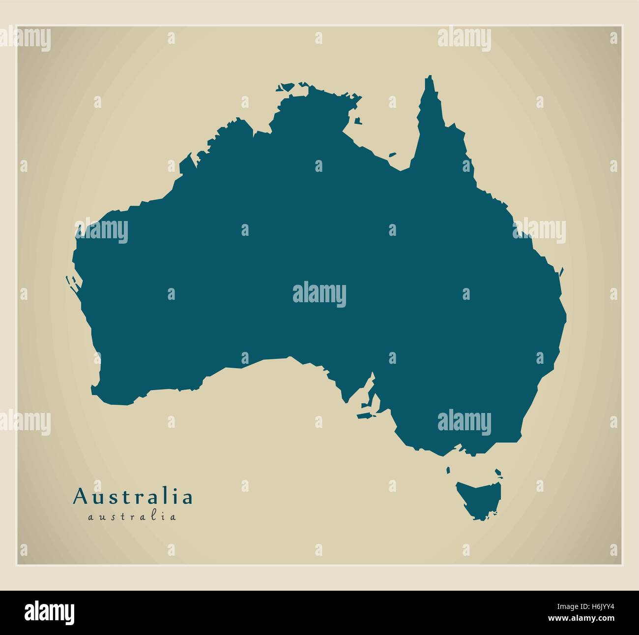 Australia map states hi-res stock photography and images - Alamy