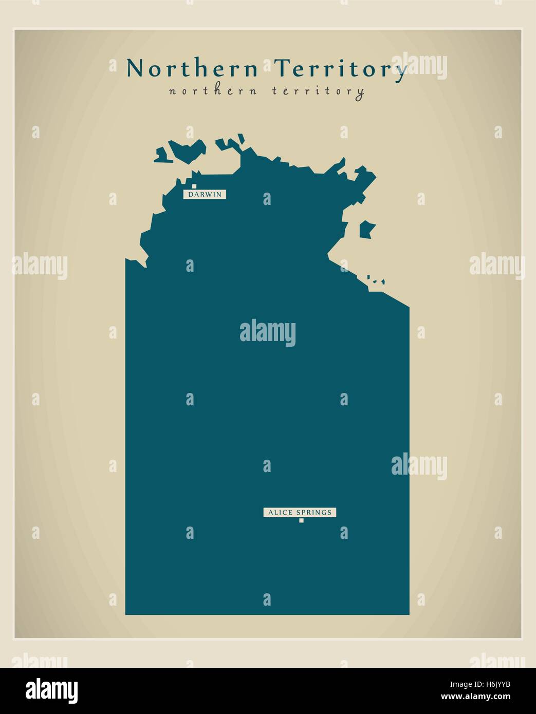 Australia map northern territory hi-res stock photography and images ...
