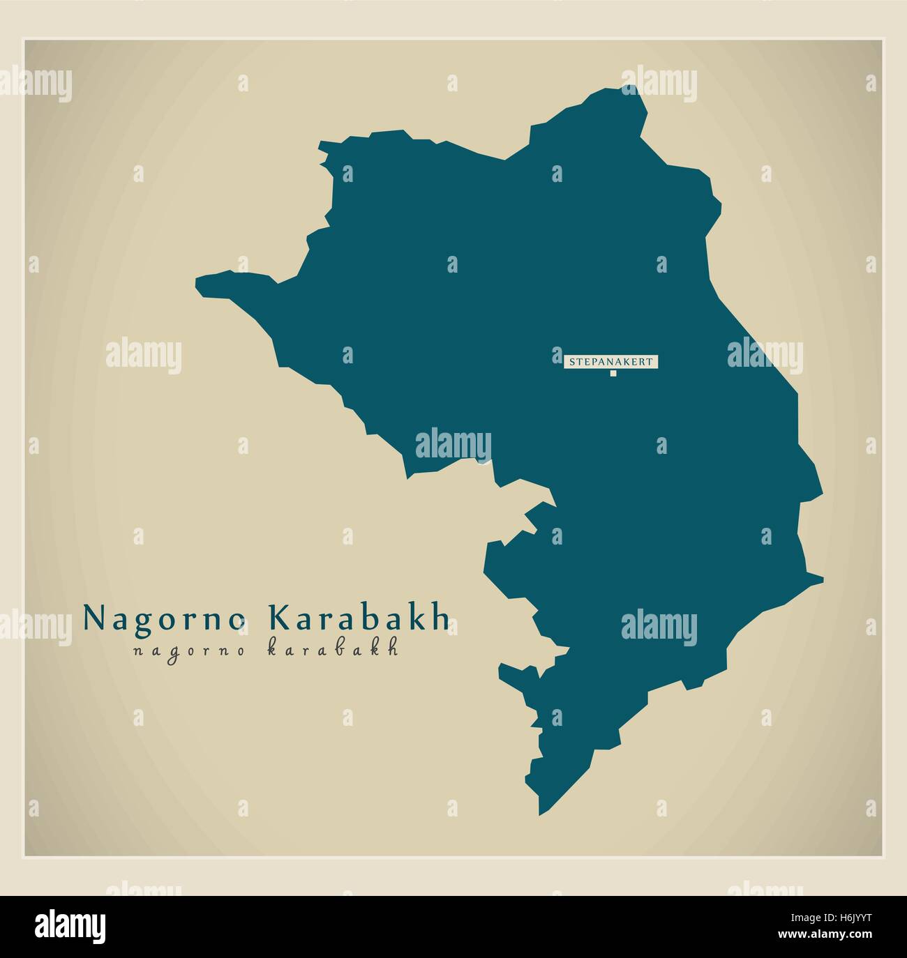Nagorno karabakh map Stock Vector Images - Alamy