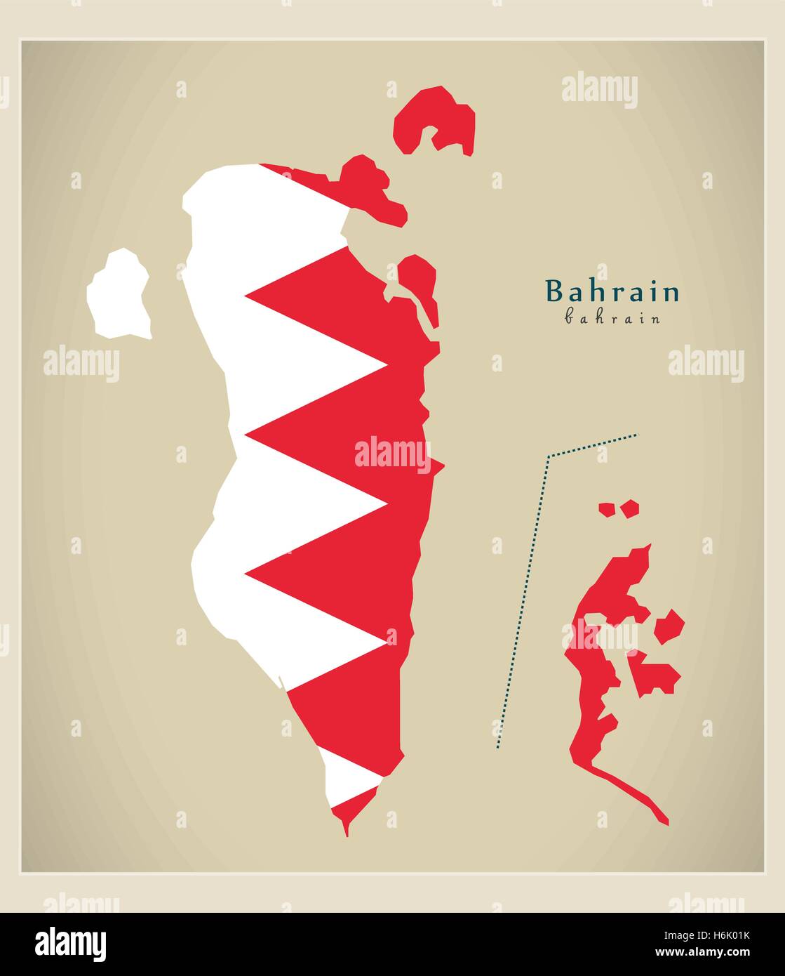 Bahrain map hi-res stock photography and images - Alamy