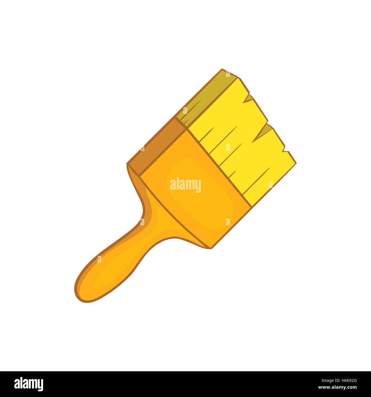 Paint brush icon, cartoon style Stock Vector Image & Art - Alamy