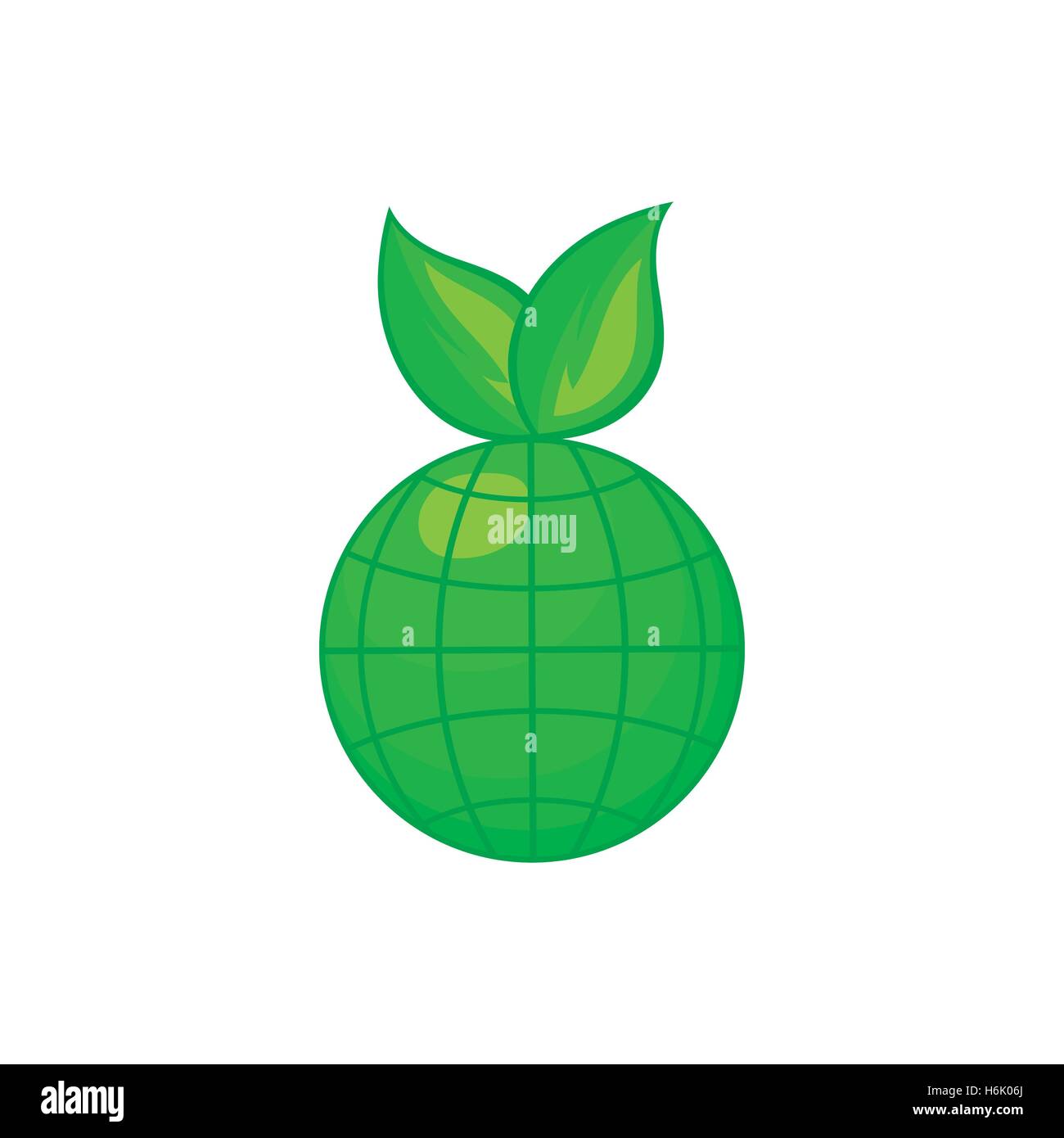 Green planet icon, cartoon style Stock Vector Image & Art - Alamy