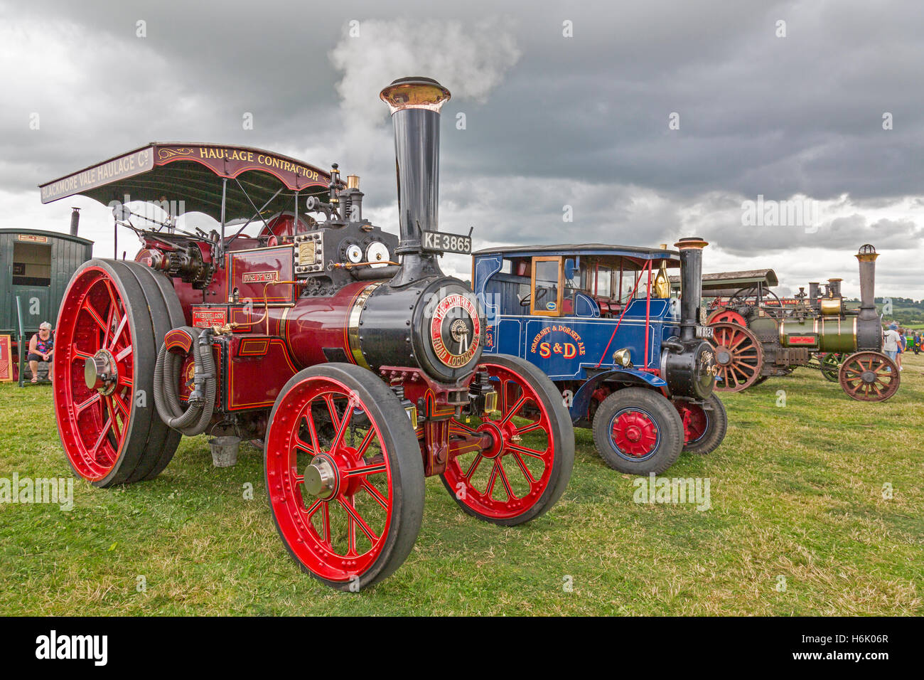 The 1941 Burrell traction engine 'Duke of Kent' at the Low Ham Steam ...