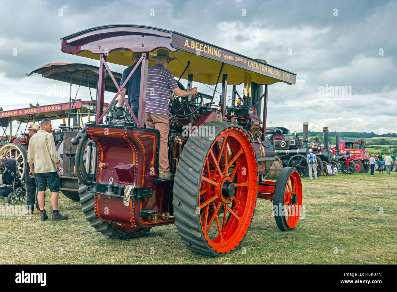 1905 Marshall traction engine 'Countess' at the Low Ham Steam Rally ...