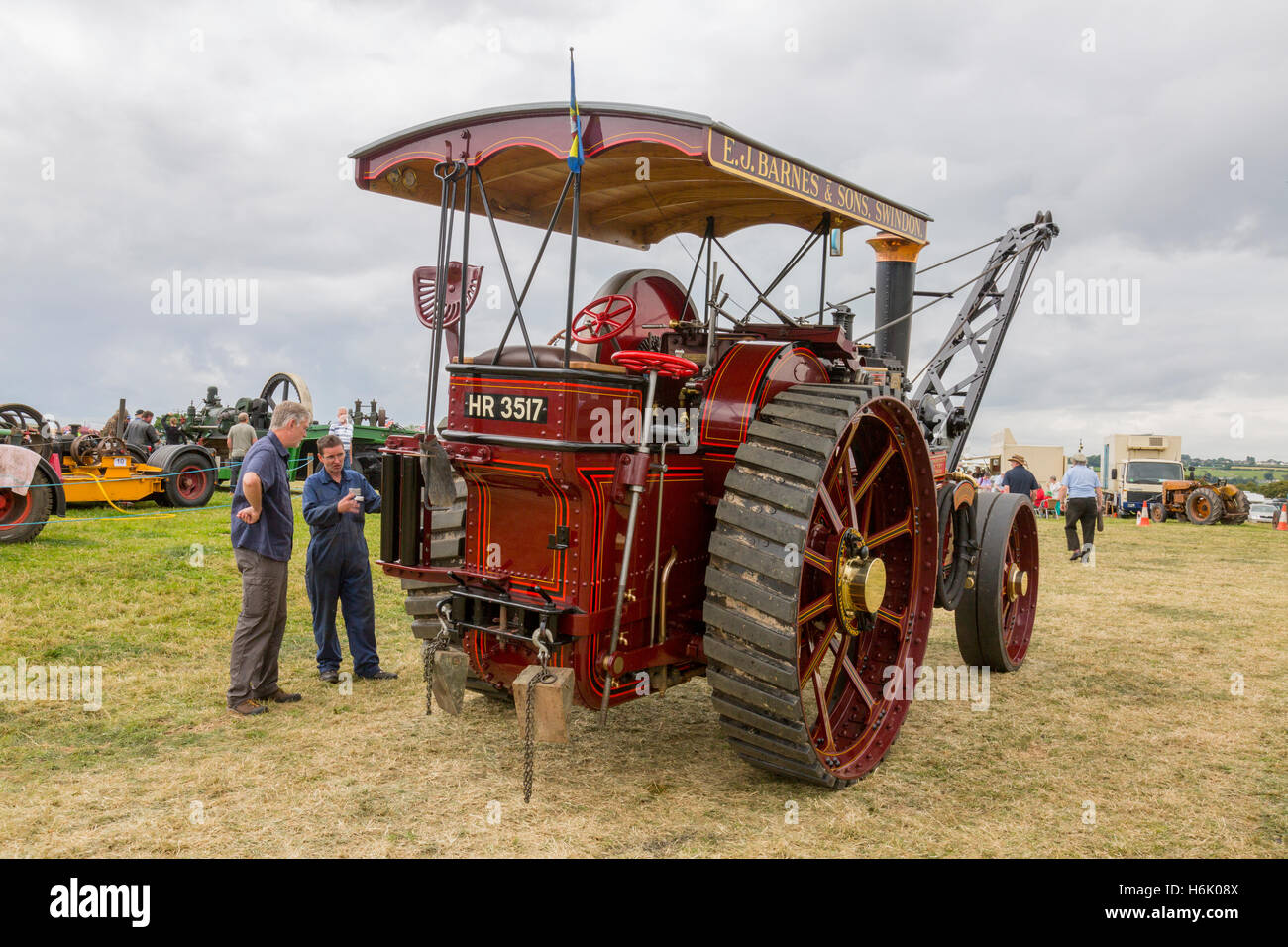 Vintage restored burrell steam engine hi-res stock photography and ...
