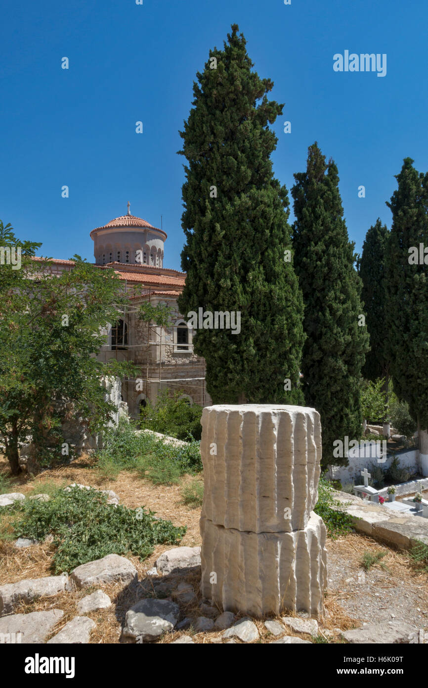 Scenic view of Lykourgos Logothetis Castle Pythagorion Samos Greece ...